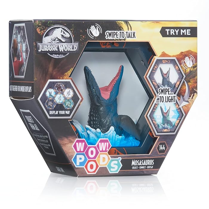 Buy WOW! PODS Jurassic World Camp Cretaceous SFX Mosasaurus | Light-Up ...