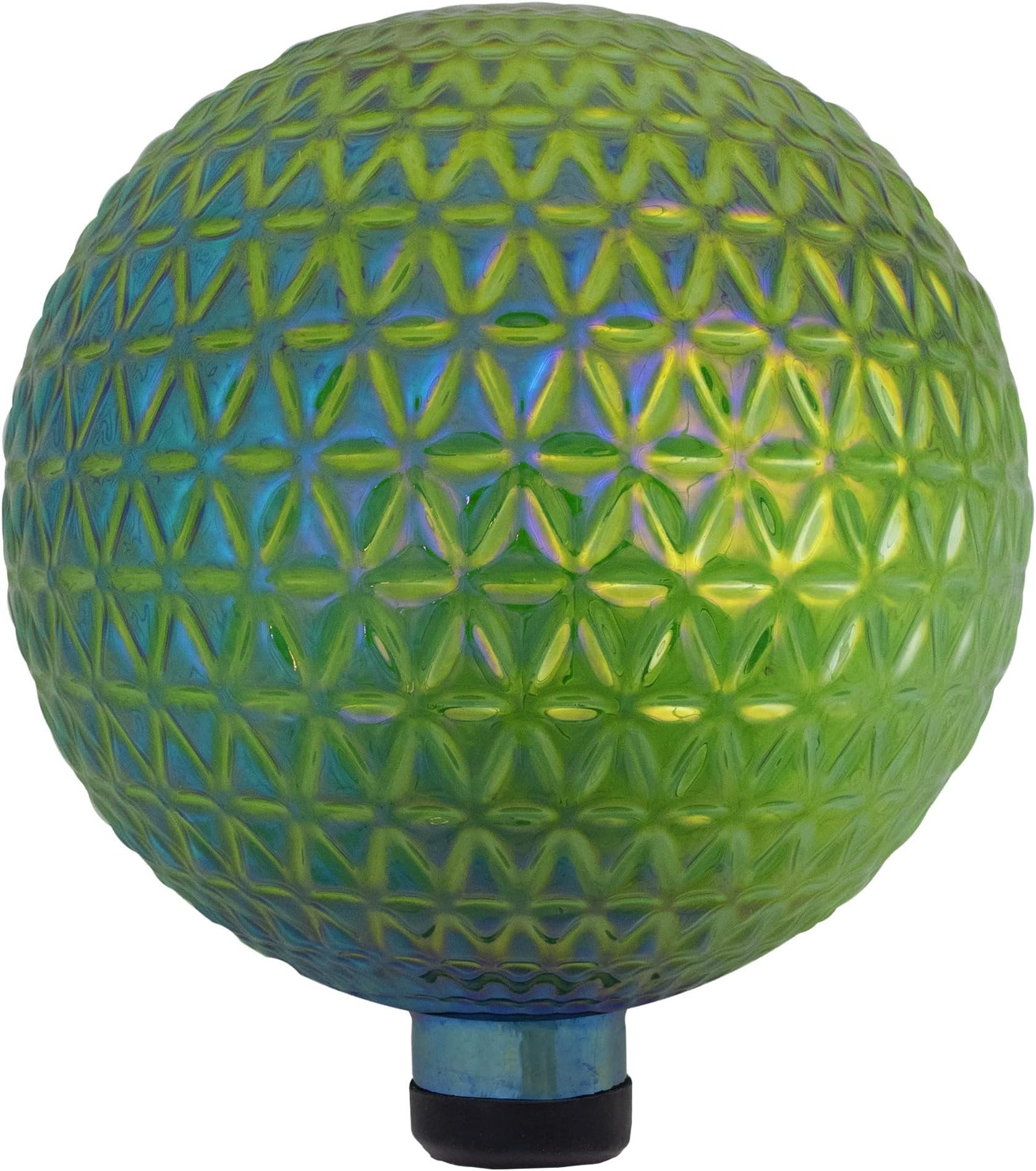 Amazon.com: Northlight Iridescent Textured Glass Outdoor Patio Garden ...