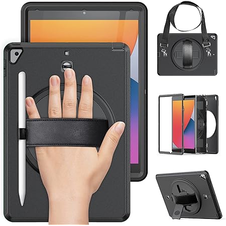 FINTIE Universal Tablet Hand Strap Holder - [Dual Stand Supports ...