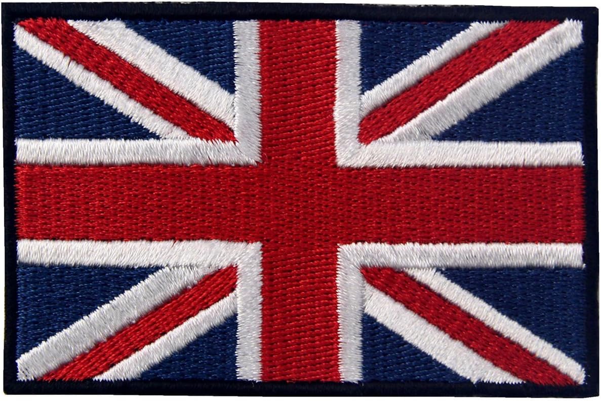 British Union Jack Embroidered Flag Emblem UK Great Britain Applique ...