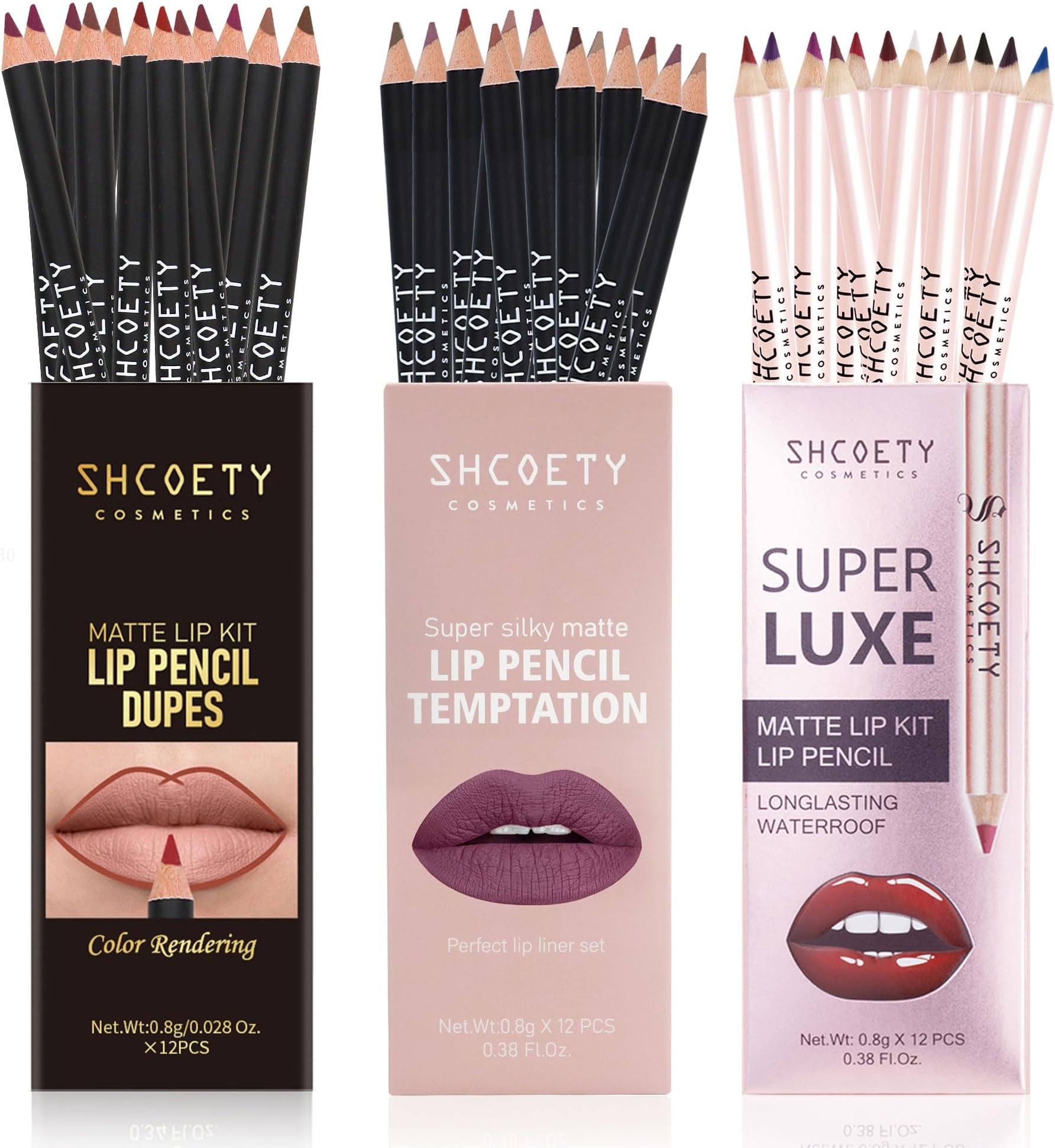 Amazon.com : USHAS 16 Pcs Lip Liner Pencil - Matte Lip Liner Set Lip ...