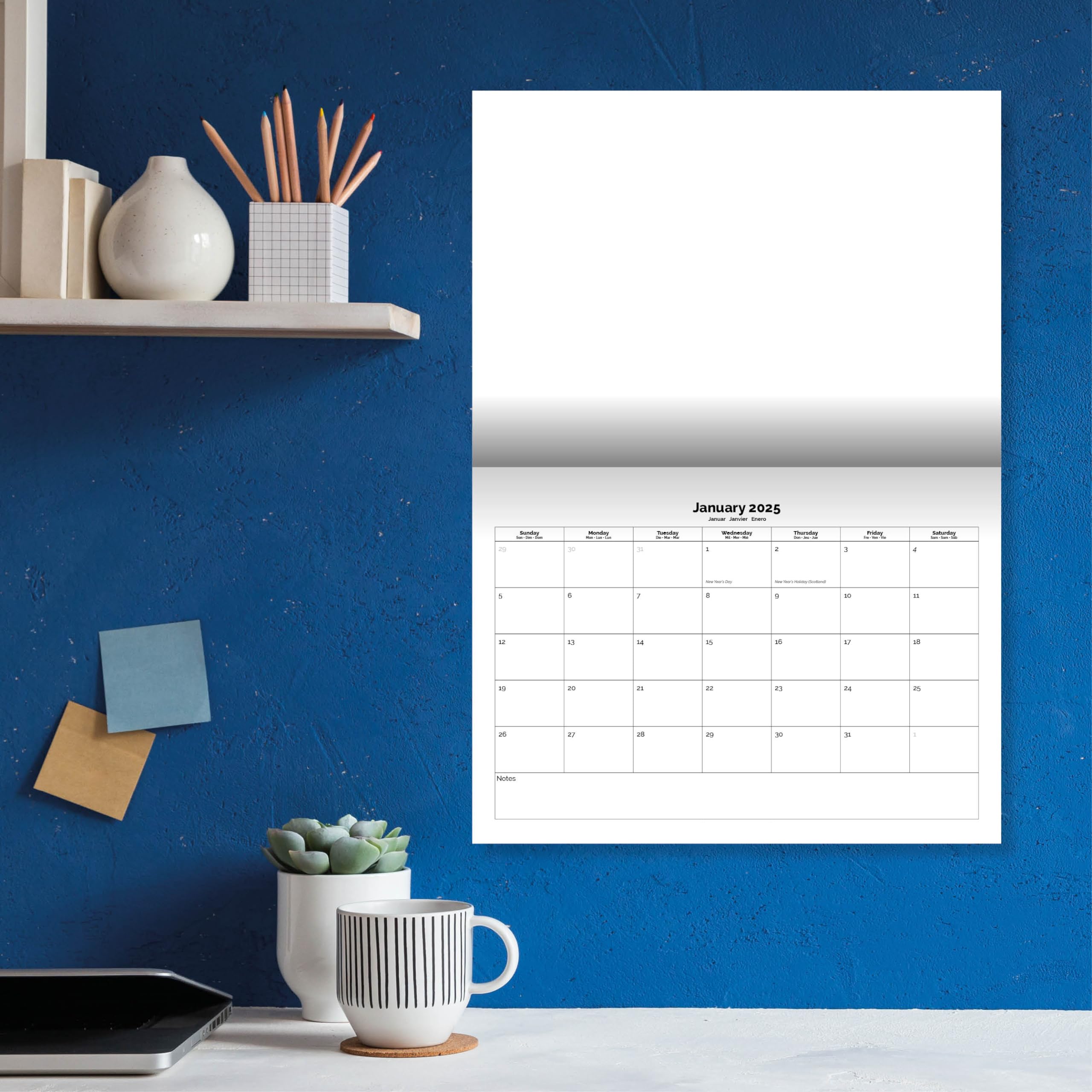 Dayplanner Publishing Wall Calendar 2025, Minimalist Calendar 2025 ...