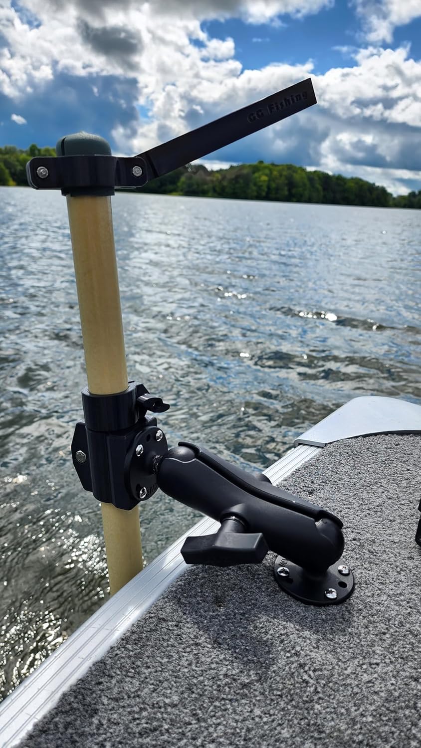 Amazon.com: GG Fishing Transducer Pole Mount Boat Mount kit with or ...