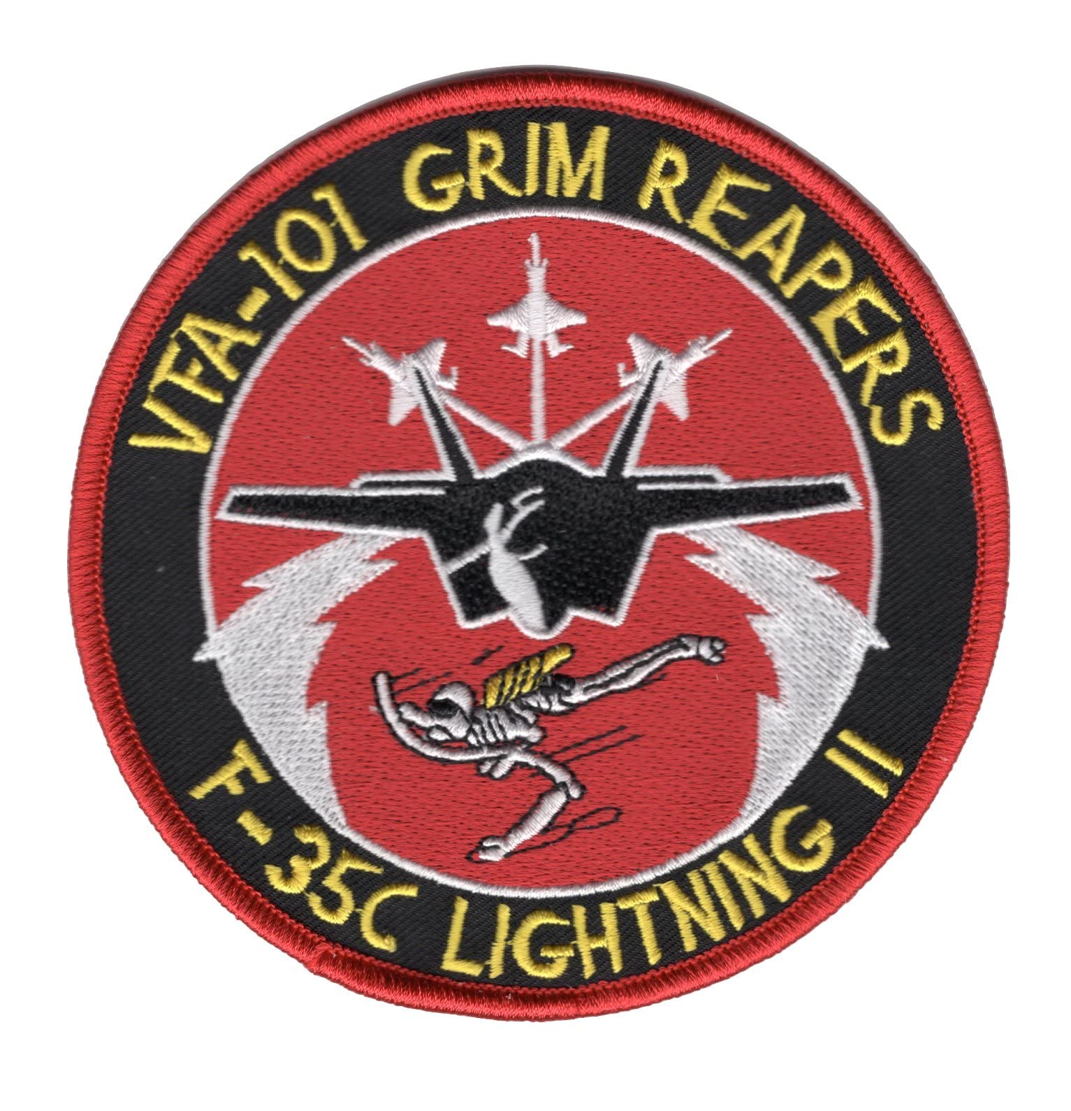 Amazon.com: VFA-101 Fighter Attack Squadron F-35C Patch : Clothing ...
