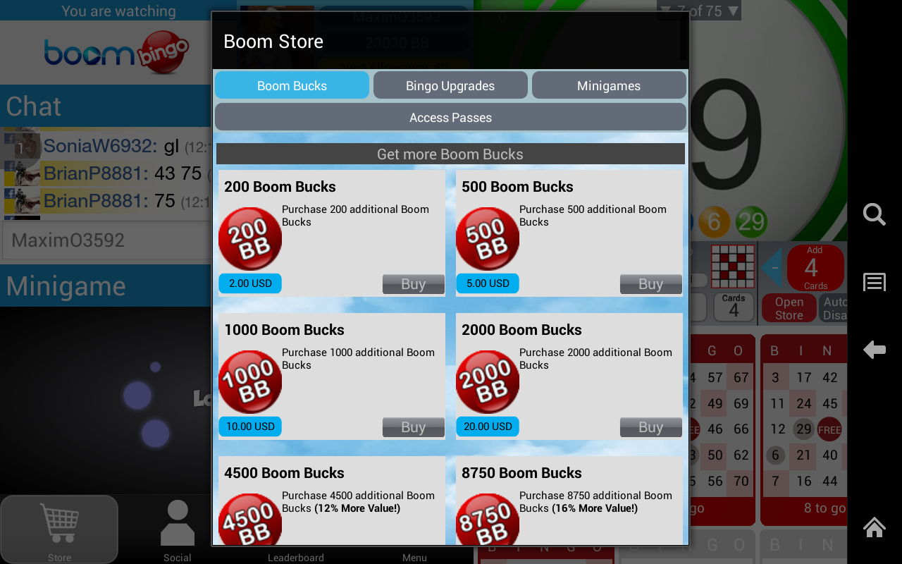Boom Bingo HD - App on Amazon Appstore