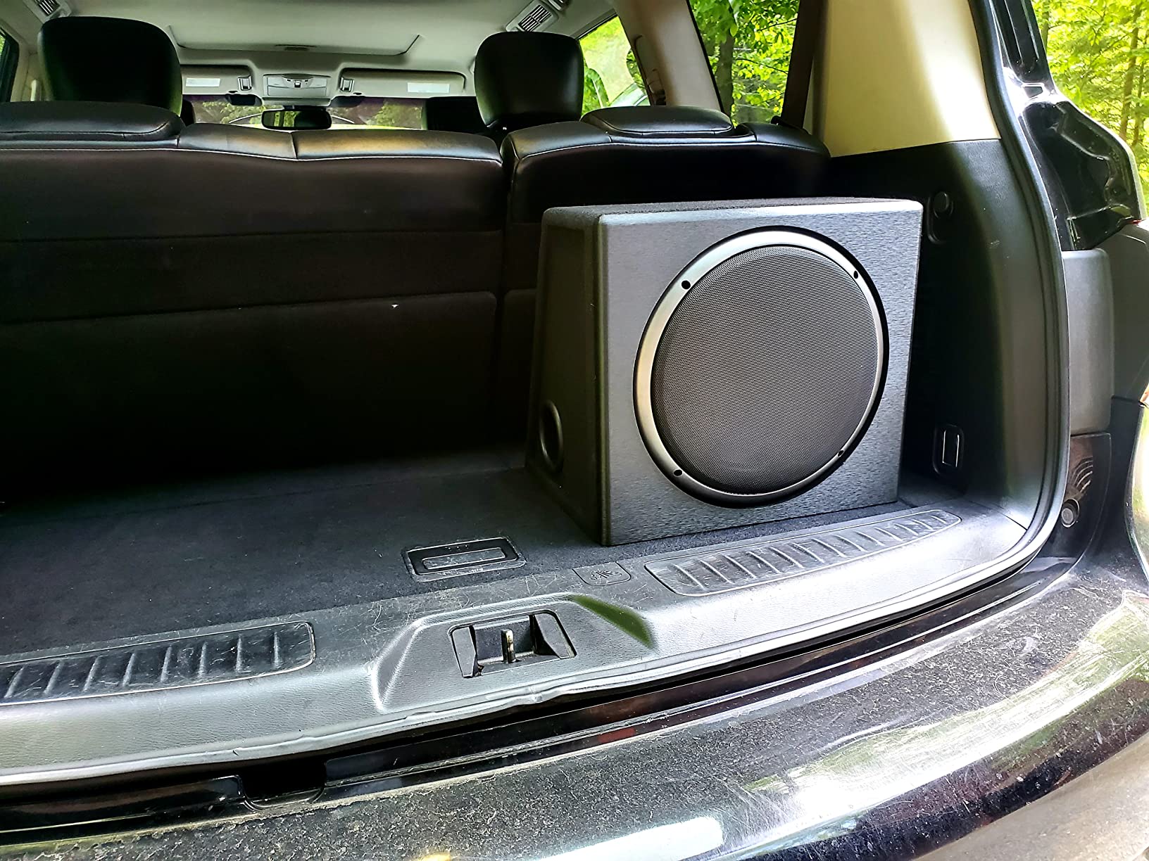 $42/mo - Finance BELVA BPKG212v2 1200W Dual 12" Car Subwoofer with Ported Enclosure, Monoblock ...