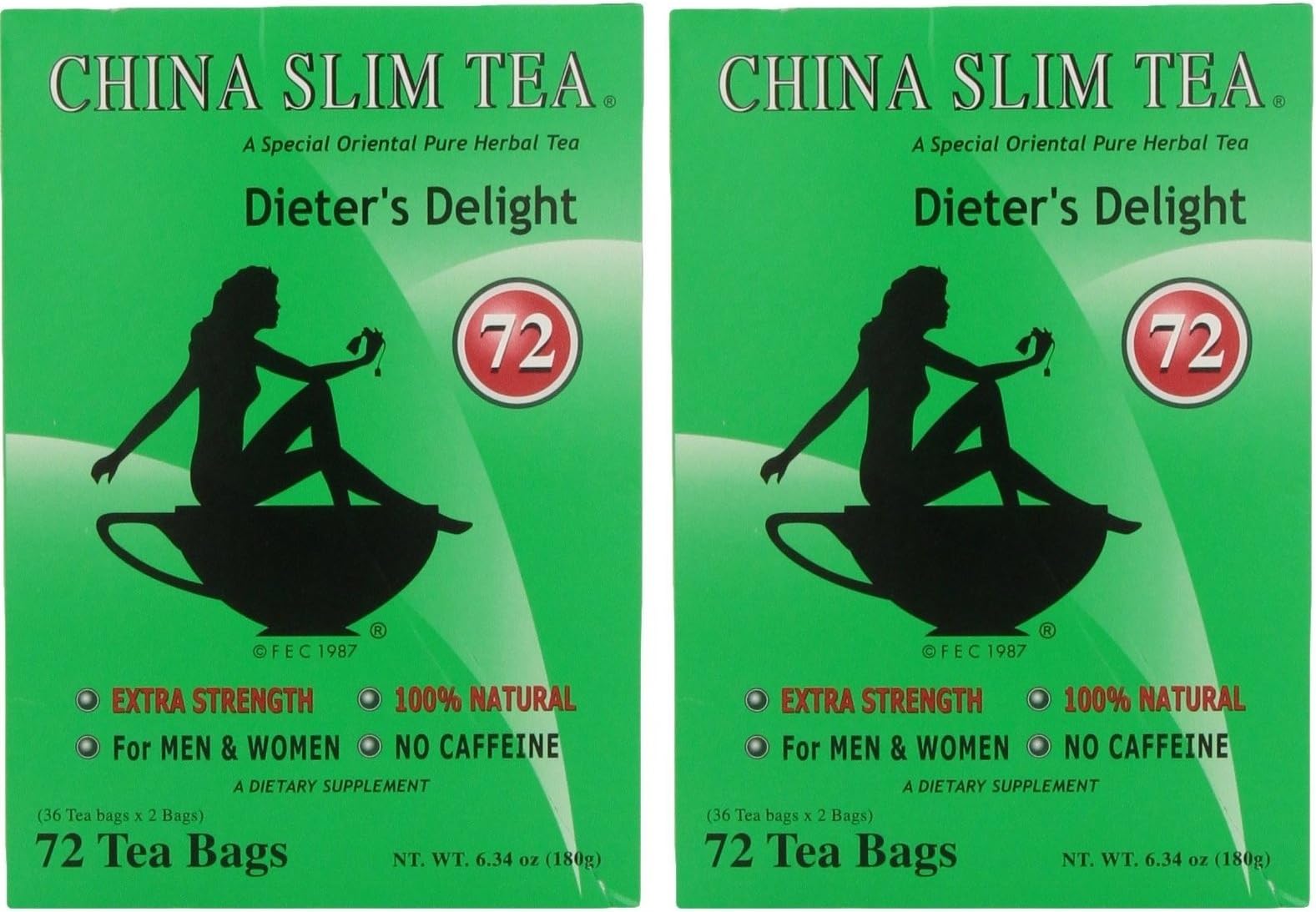 Amazon.com: 50 BAGS SLIMMING CHINESE GREEN TEA HERBAL BURN FAT DIET ...