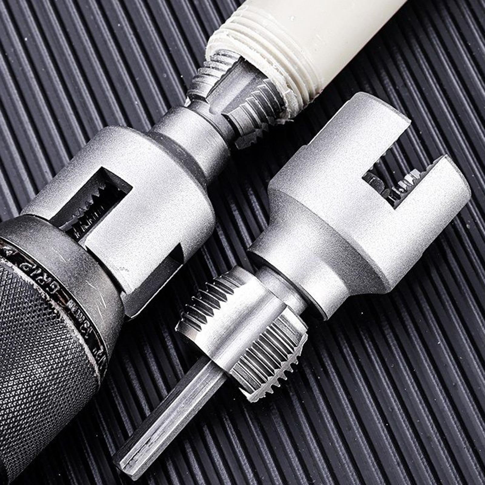 Plastic Pipe Threader Internal And External Threading Tool 2pcs ...