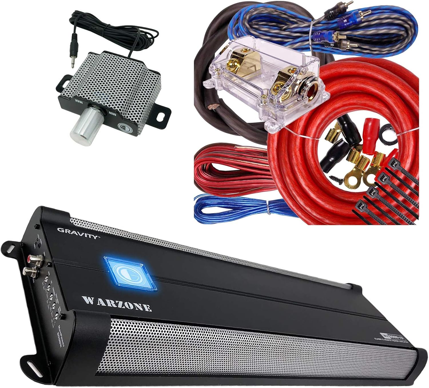 Amazon.com: Gravity 8000.1D Class D Car Amplifier - 8000 Watts, 1 Ohm ...