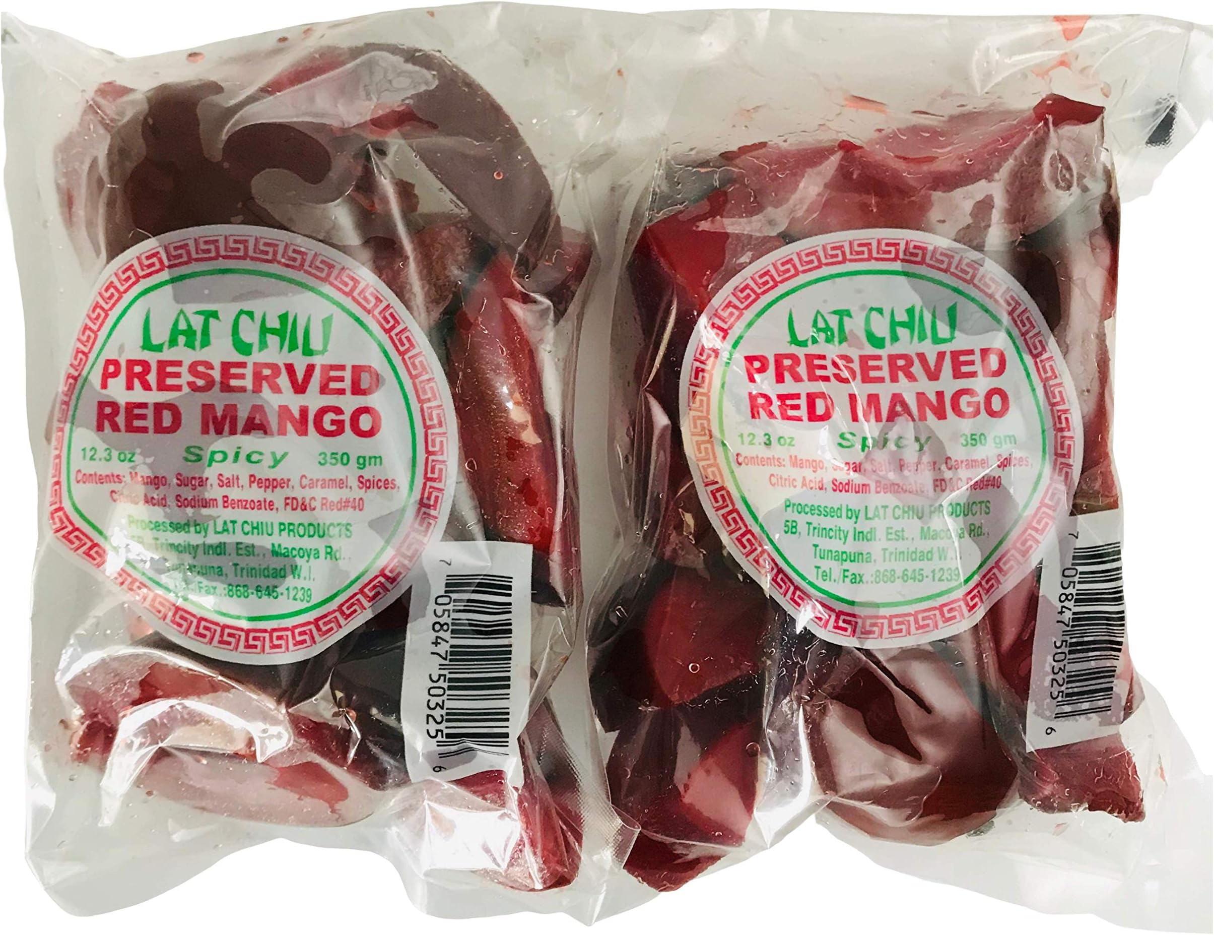 Amazon.com: Lat Chiu Preserved Fruit - Trinidad & Tobago Snacks ...