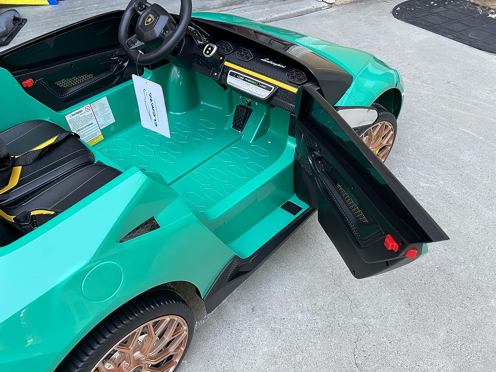$11/mo - Finance ELEMARA 2 Seater Ride on Car, XL Lamborghini Car for ...