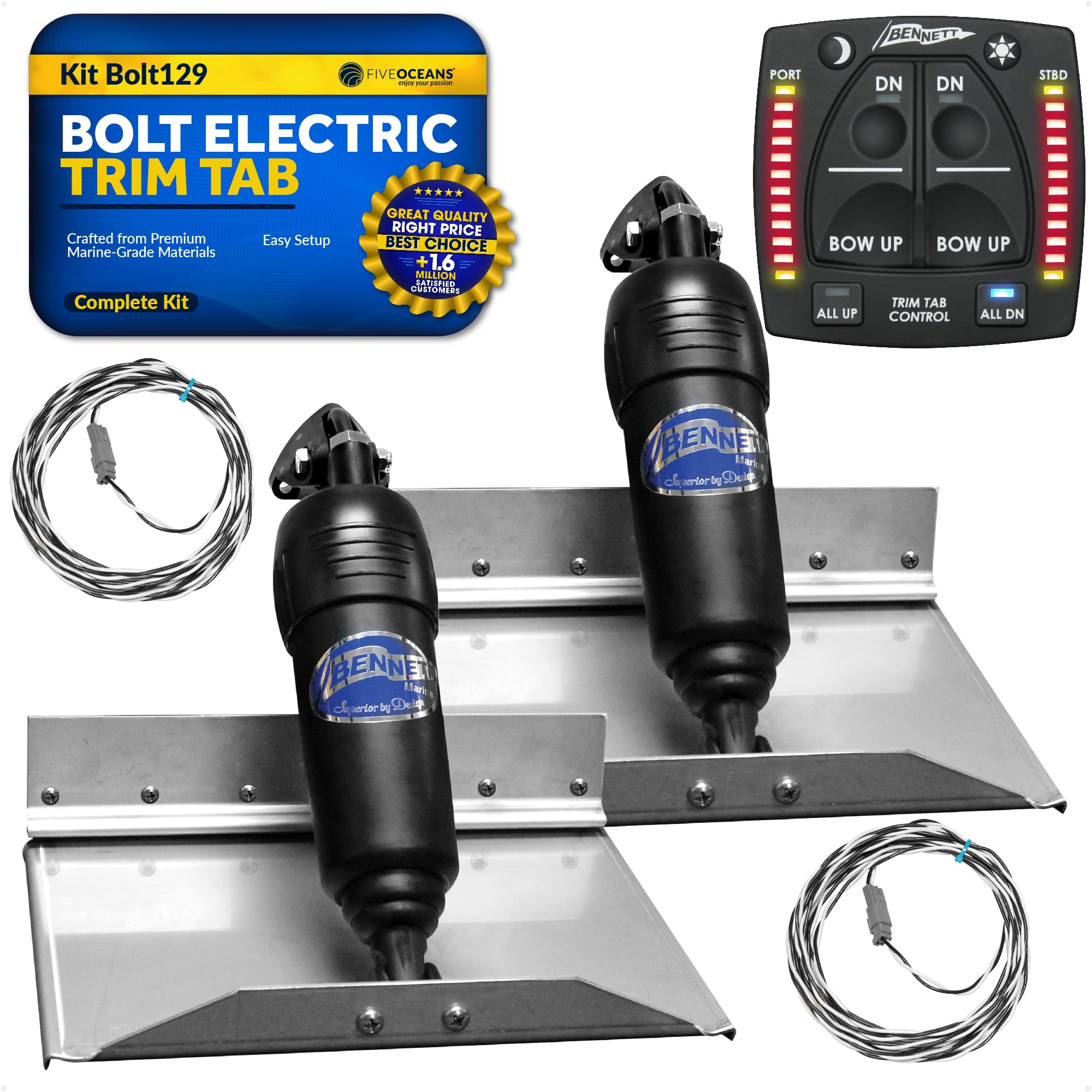 Bennett Marine Bolt Electric Trim Tab System 12 X 9 | Desertcart Seychelles