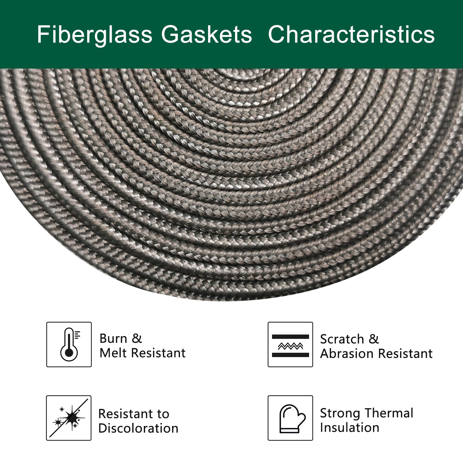 Snapklik.com : Wire Mesh Gasket Kit For Kamado Joe Classic High Temp ...