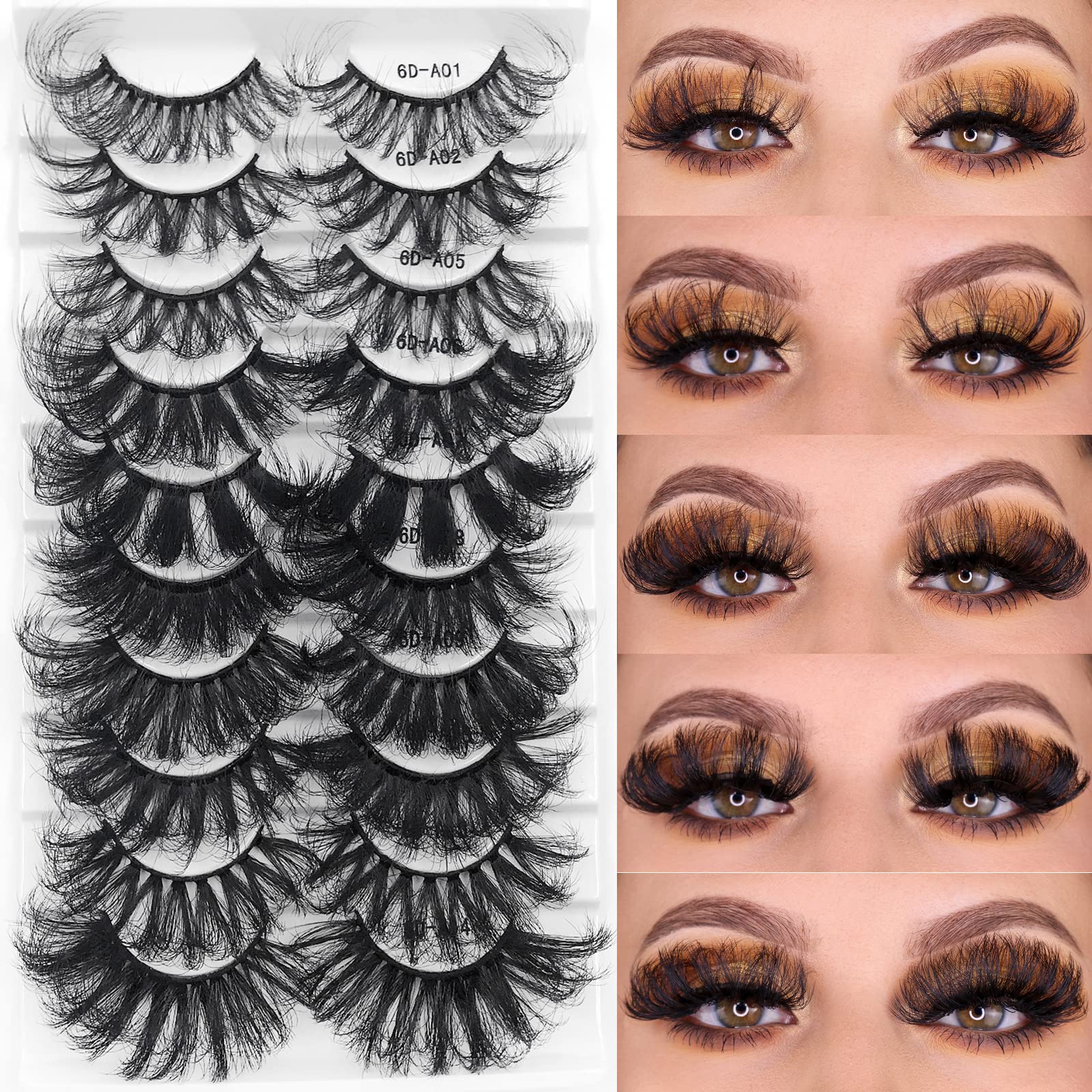 Thick False Eyelashes
