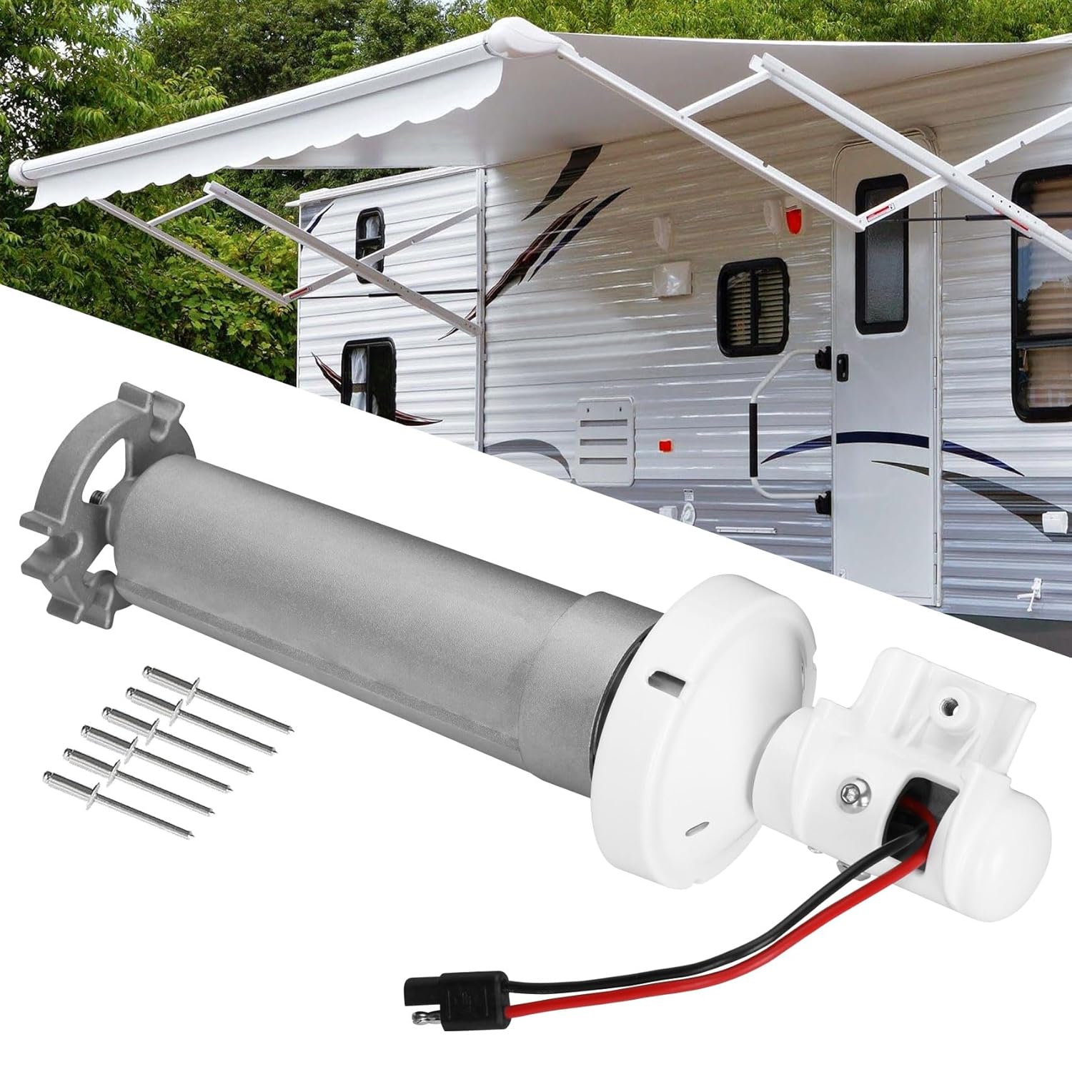 Amazon.com: 3310423.209B Awning Motor Torsion Assembly Repalce for Dometic 3310423.209B Power ...