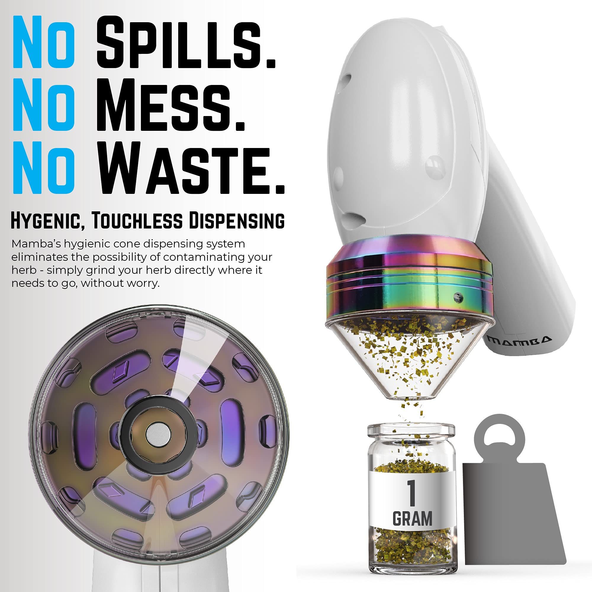 Snapklik.com : Original V2 1g Smoky Electric Portable Herb Grinder USB ...