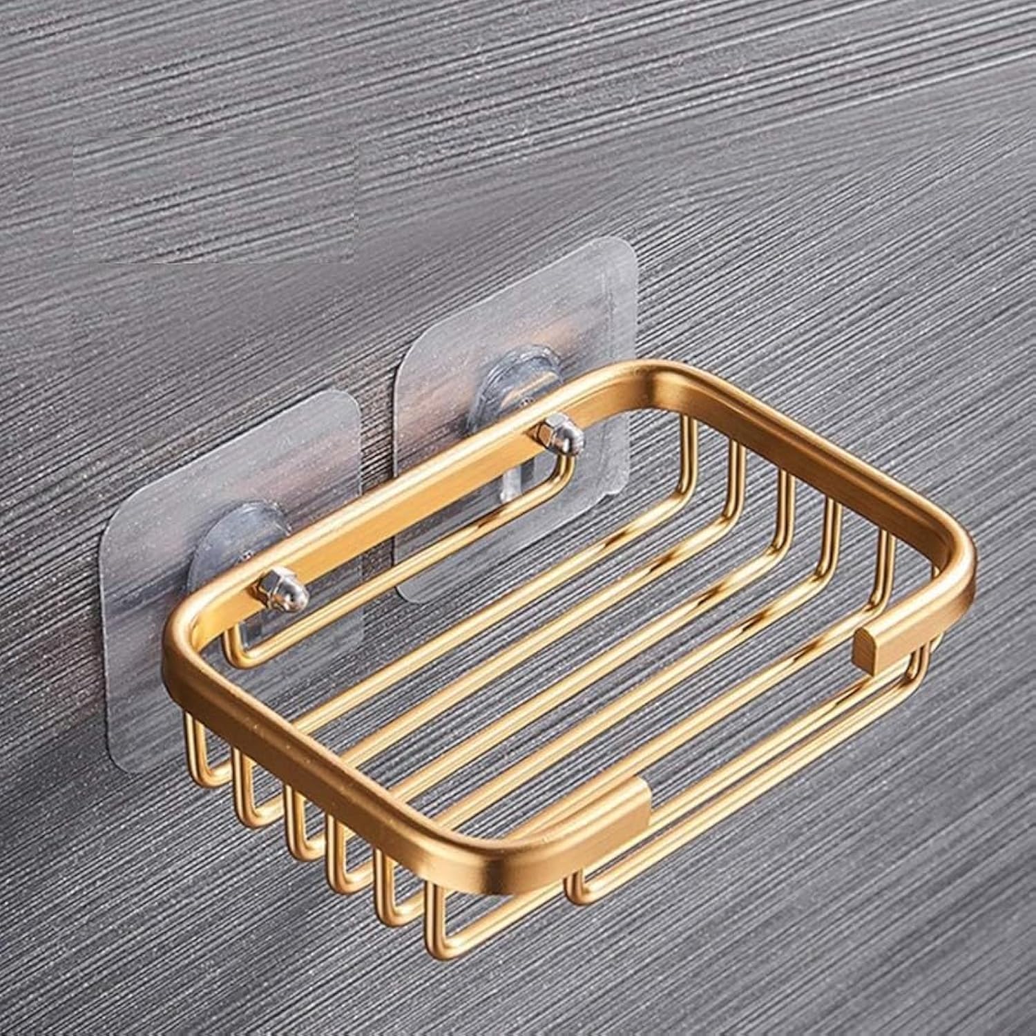 2 Pcs Stainless Steel Self Adhesive Soap Bar Holder with Suction, Soap ...