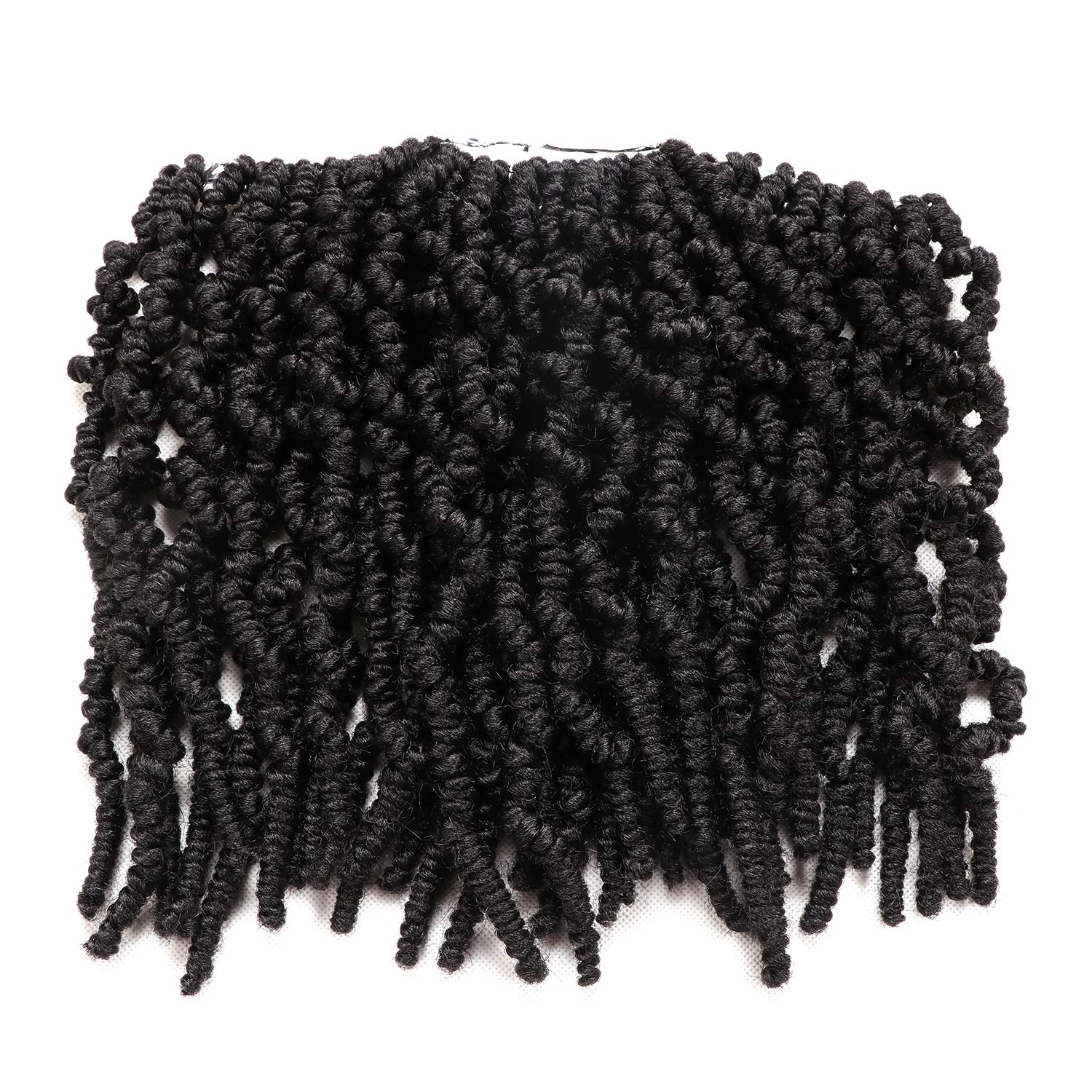 7 Packs 10 Inch Passion Twist Hair Pretwisted Spring Twist Hair Short ...