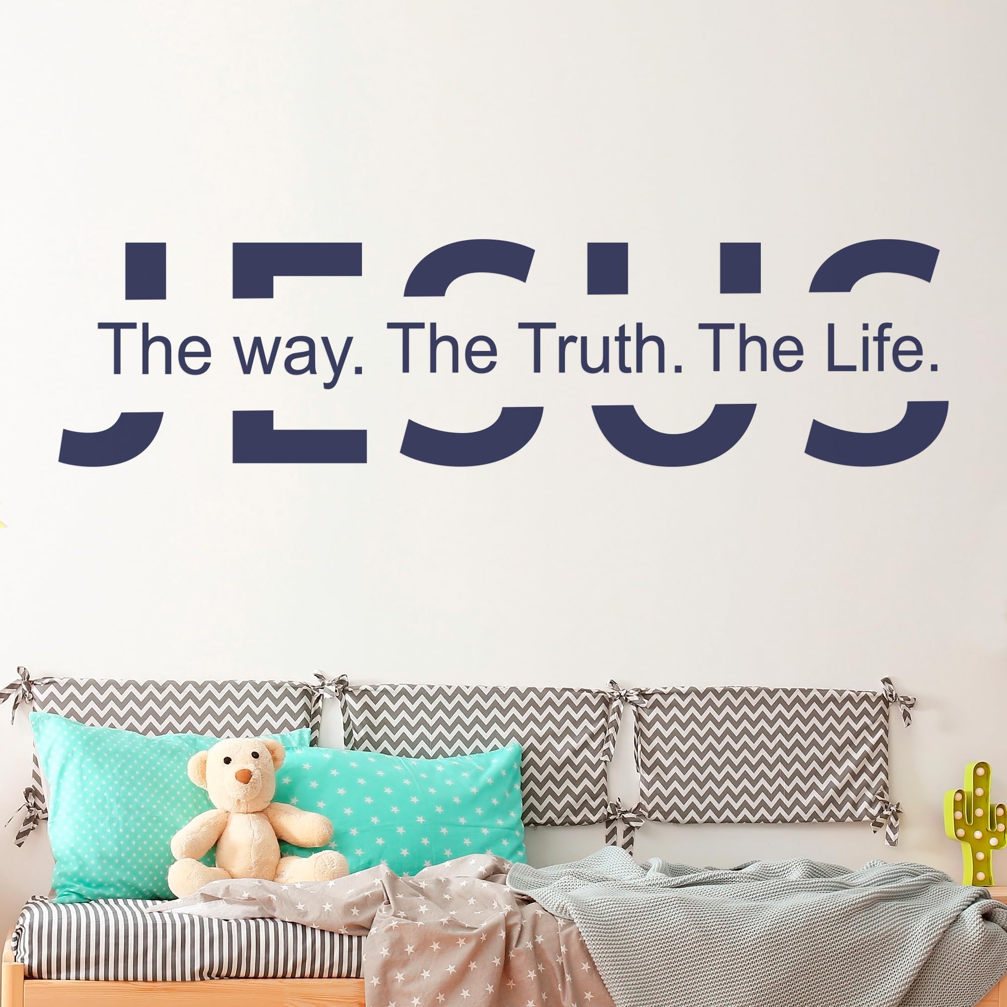 Amazon.com: EGD Jesus The Way, Truth and Life Peel and Stick I ...