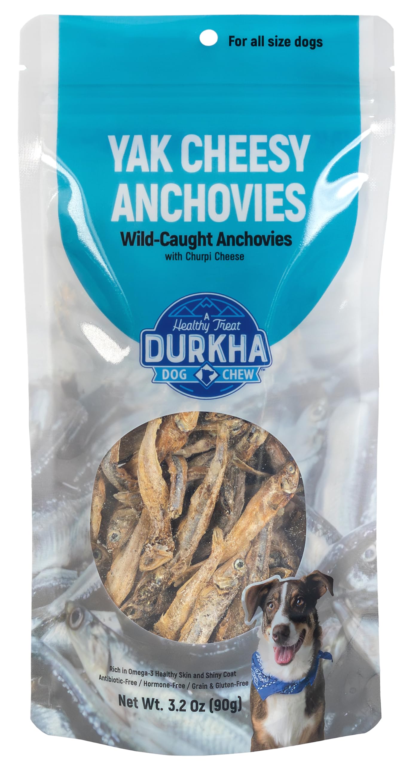 Amazon.com : Durkha Whole Anchovies Dog Treats – All-Natural Single ...