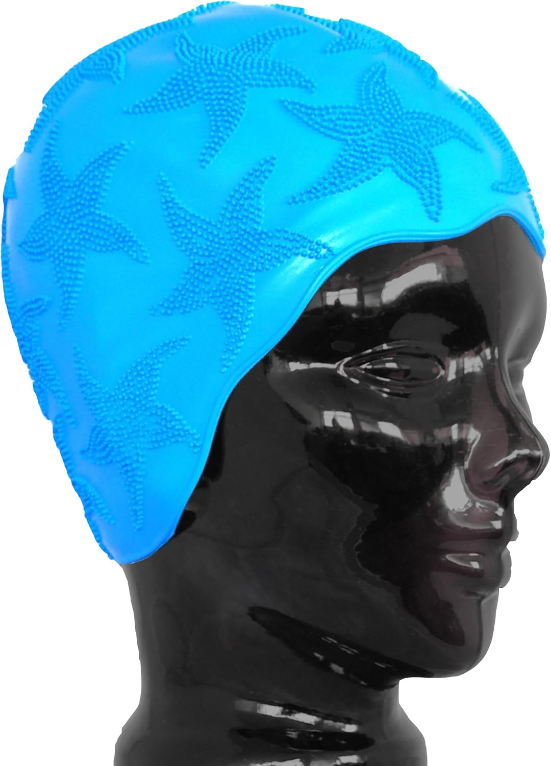 Fashy Damen Badehaube Formdekor, blau, 3100 50 2007 : Amazon.de: Sport ...