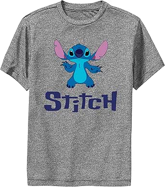 Amazon.com: Disney Boy's Lilo & Stitch Experiment 626 Logo Performance ...