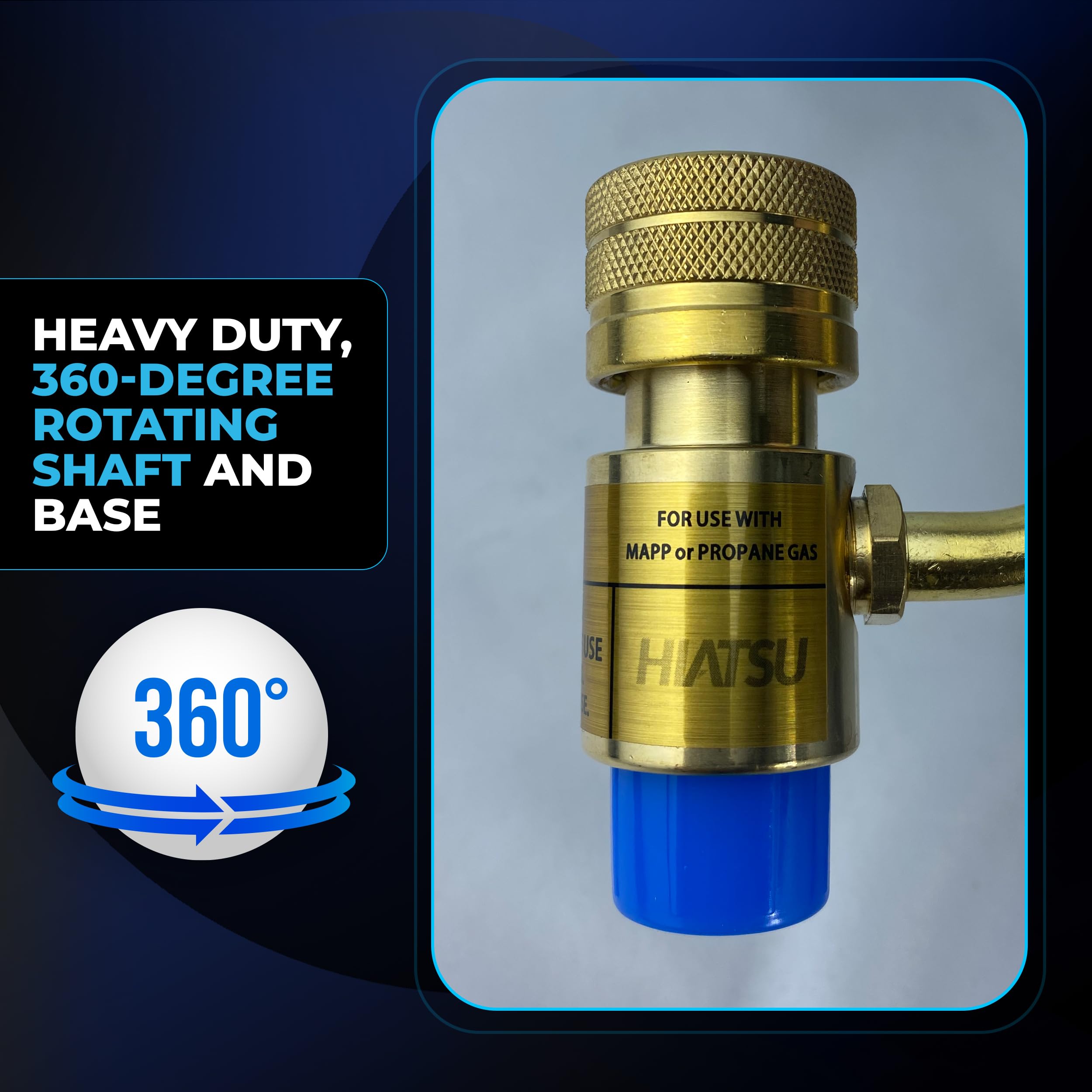 Snapklik.com : HIATSU Double Flame Jet Turbo Torch Head - High Output ...