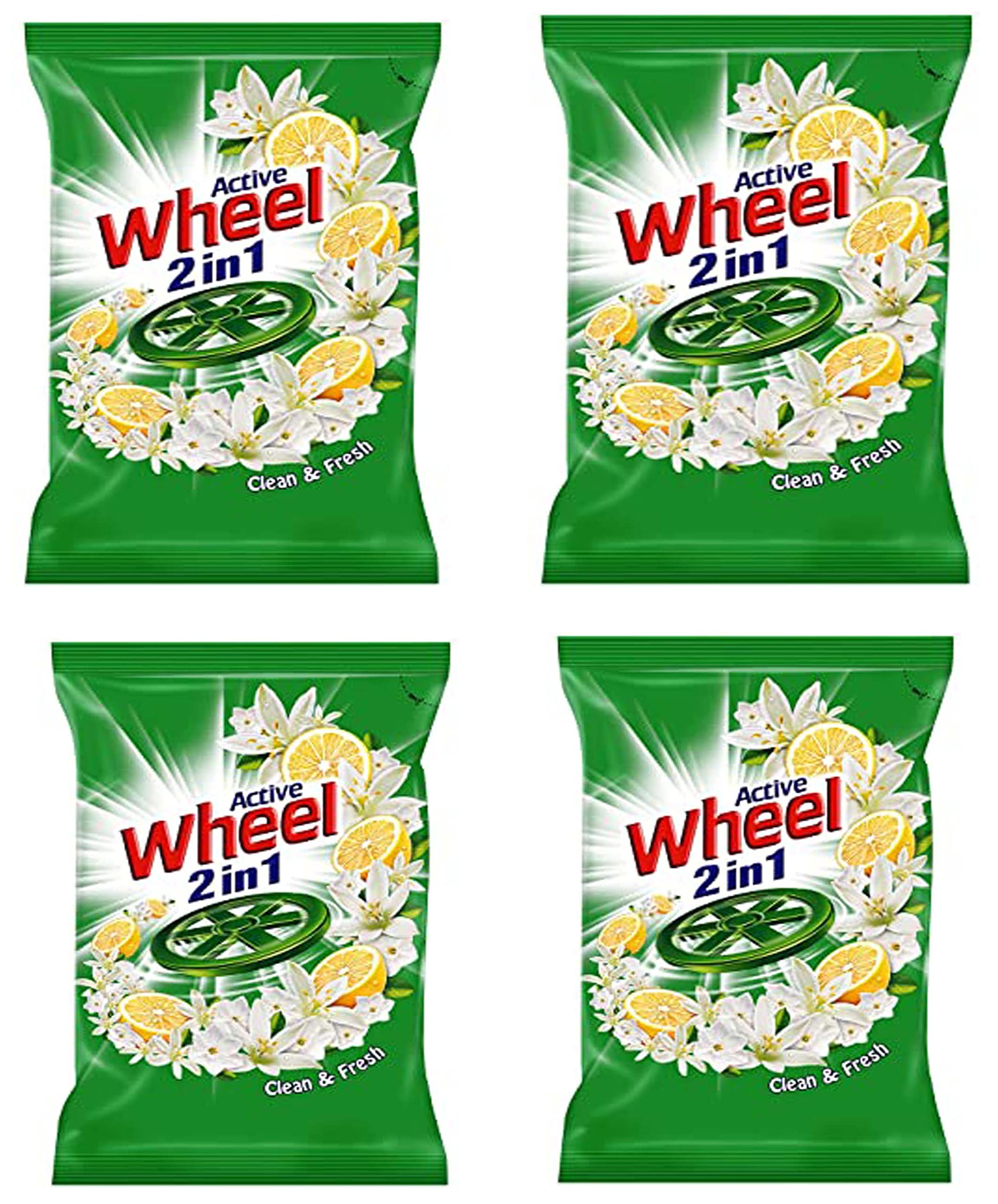 Active Wheel Detergent Powder 1Kg [Pack Of 4] : Amazon.in: Health ...