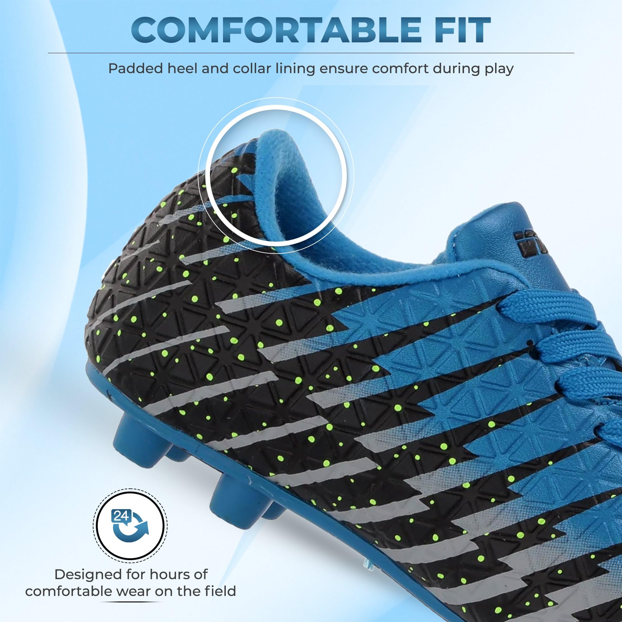 Snapklik.com : Vizari Bolt Firm Ground Youth Soccer Cleats For Boys And ...