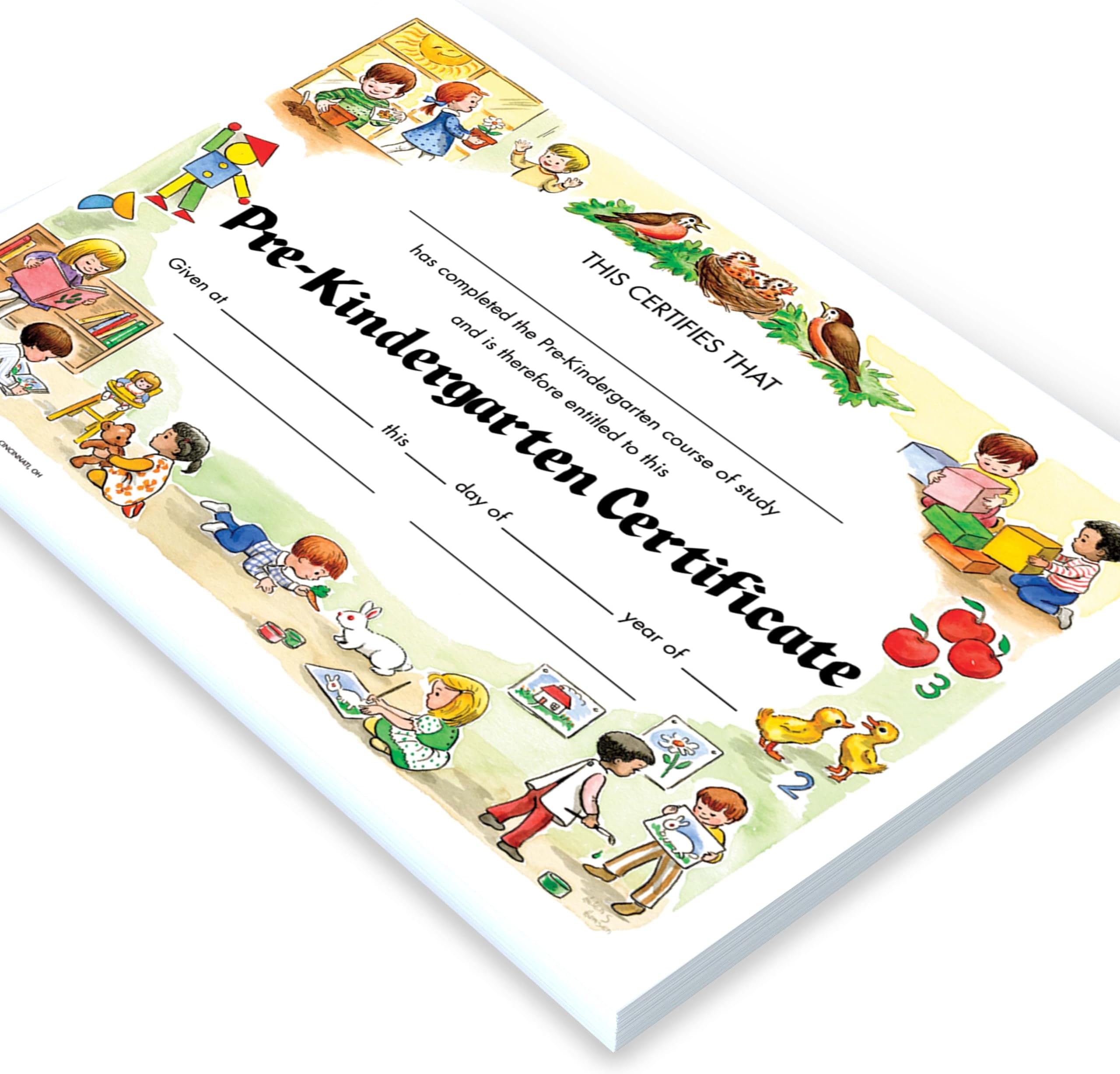 Amazon.com : WaaHome 30pcs Kindergarten Graduation Certificates for ...