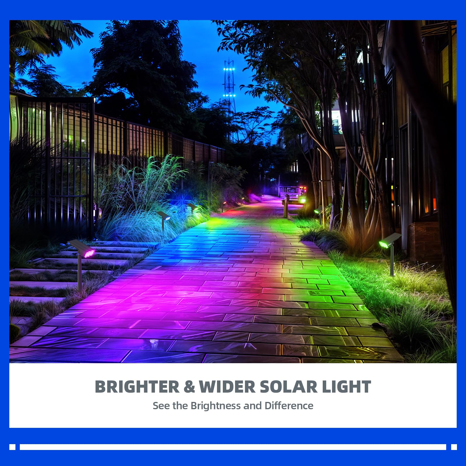 Snapklik.com : Solar Spot Lights Outdoor, WRGB 360 Horizontal ...