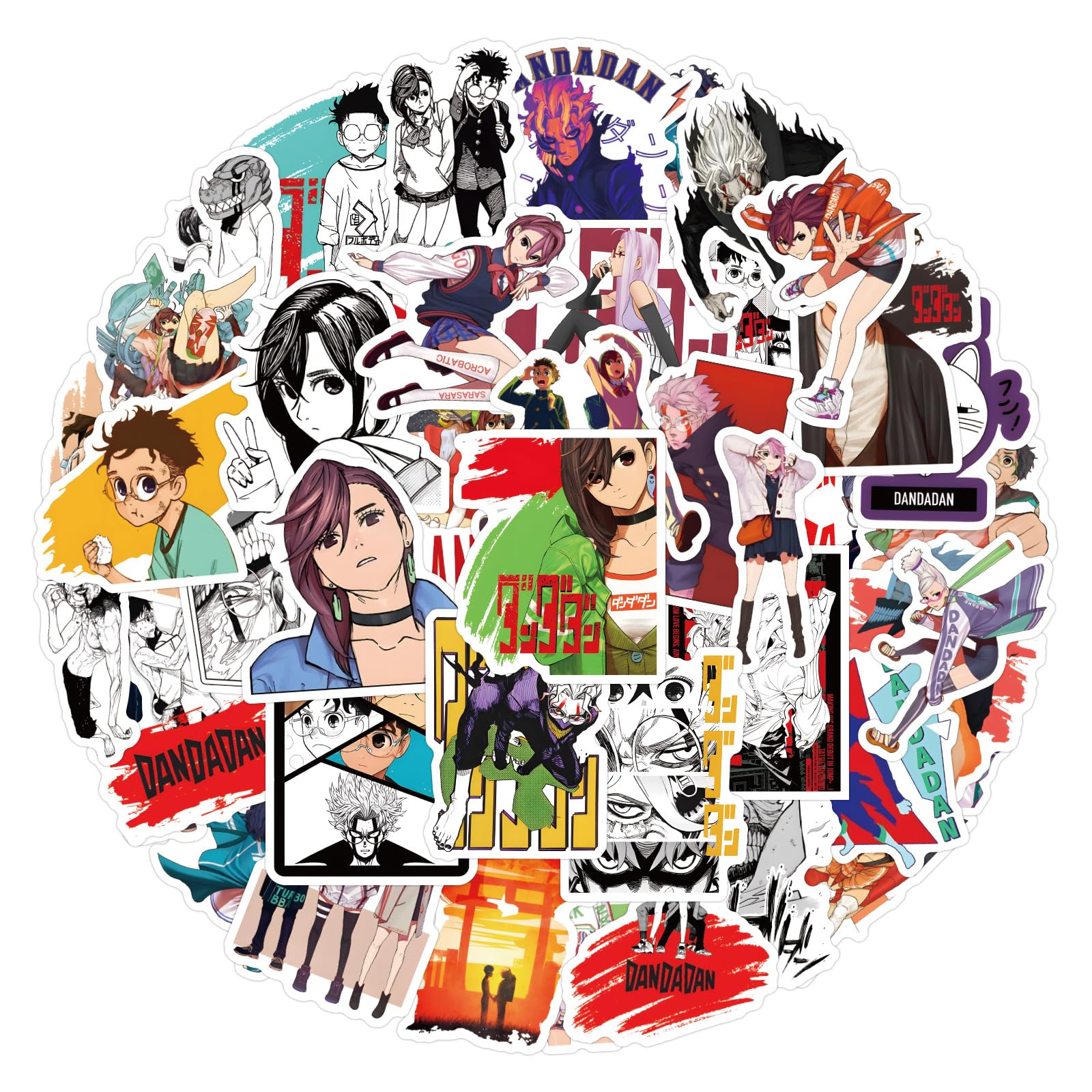 Amazon.com: 110pcs Dan Da Dan Stickers Ken Takakura Momo Ayase ...