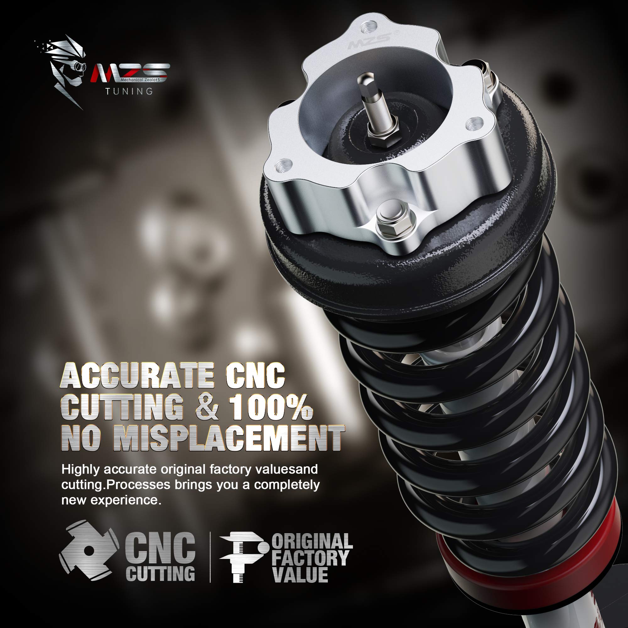 Snapklik.com : MZS 3" Front Leveling Kit Lift Strut Spacers Compatible