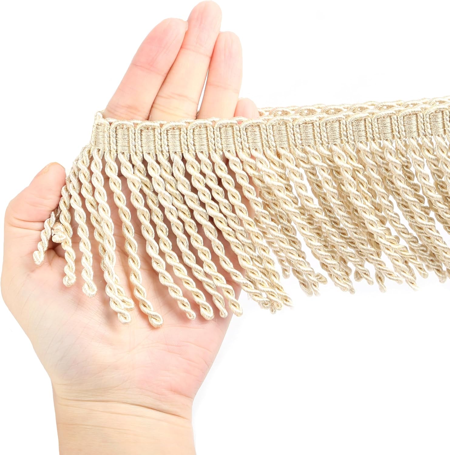 Amazon.com: BEL AVENIR Curtain Fringes Bullion Fringe Trim with Blue ...