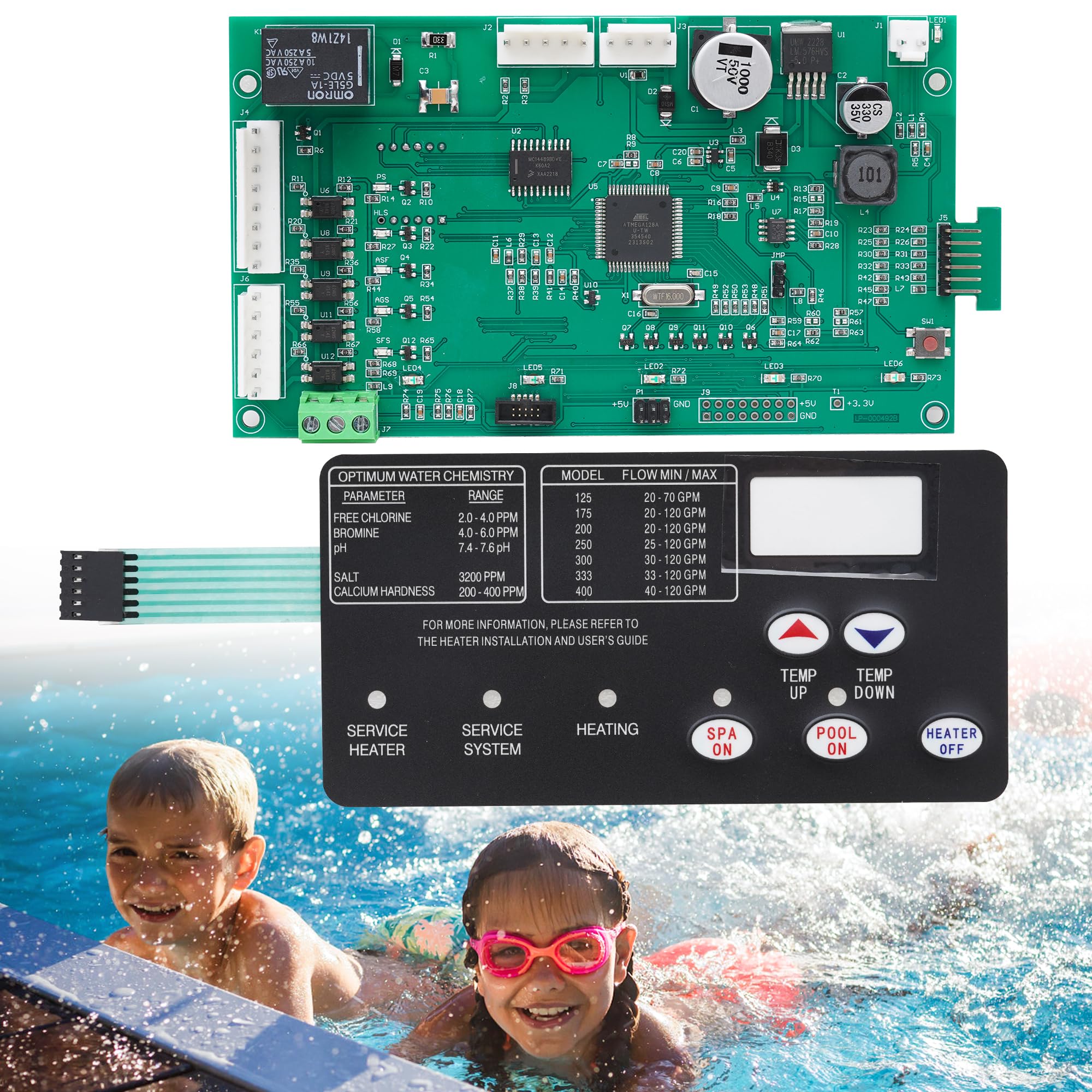 Amazon.com : lesolar 42002-0007s Control Circuit Board with Switch Pad ...