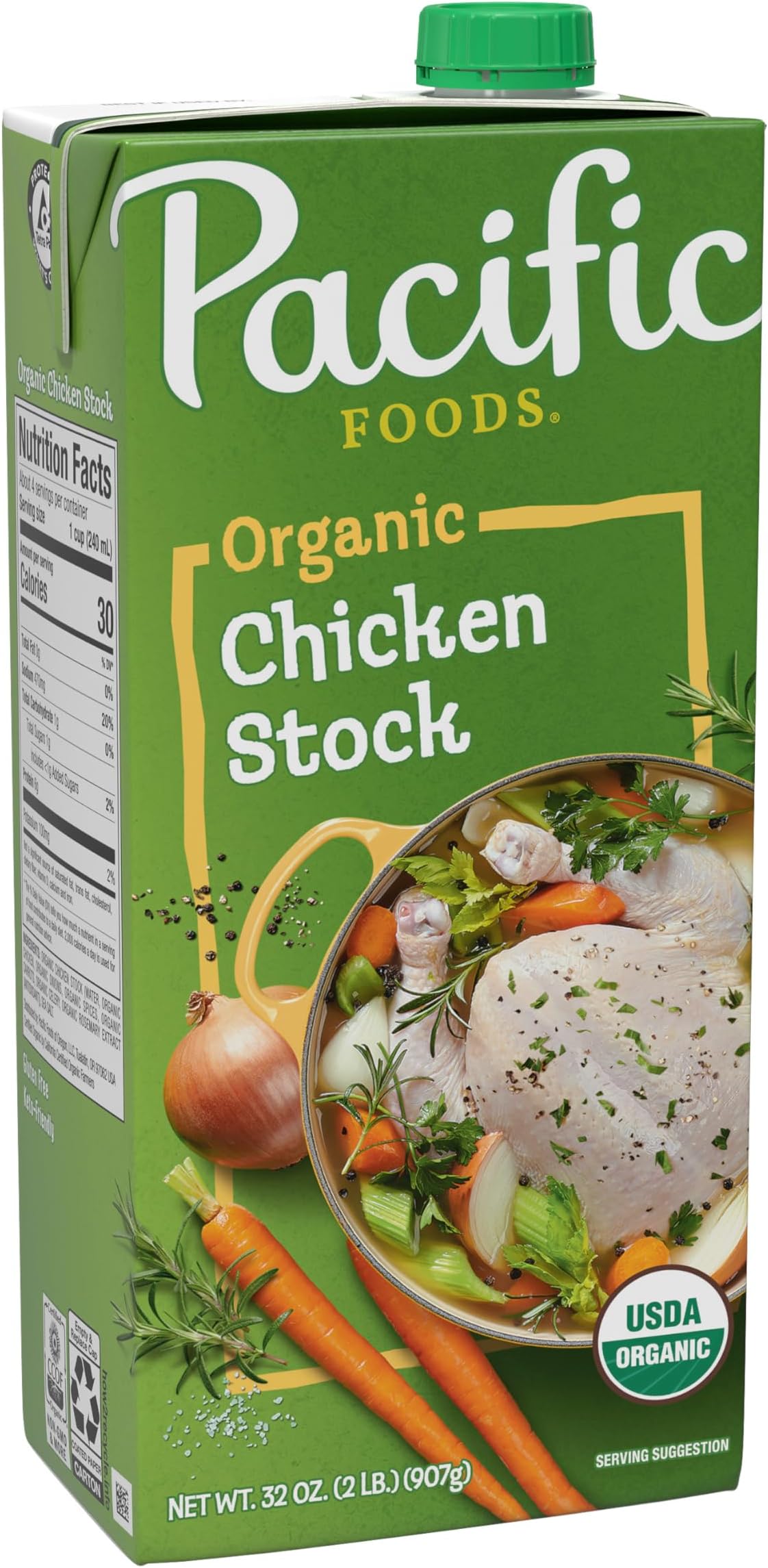 Amazon.com: 365 by Whole Foods Market, Organic Low Sodium Chicken Broth ...