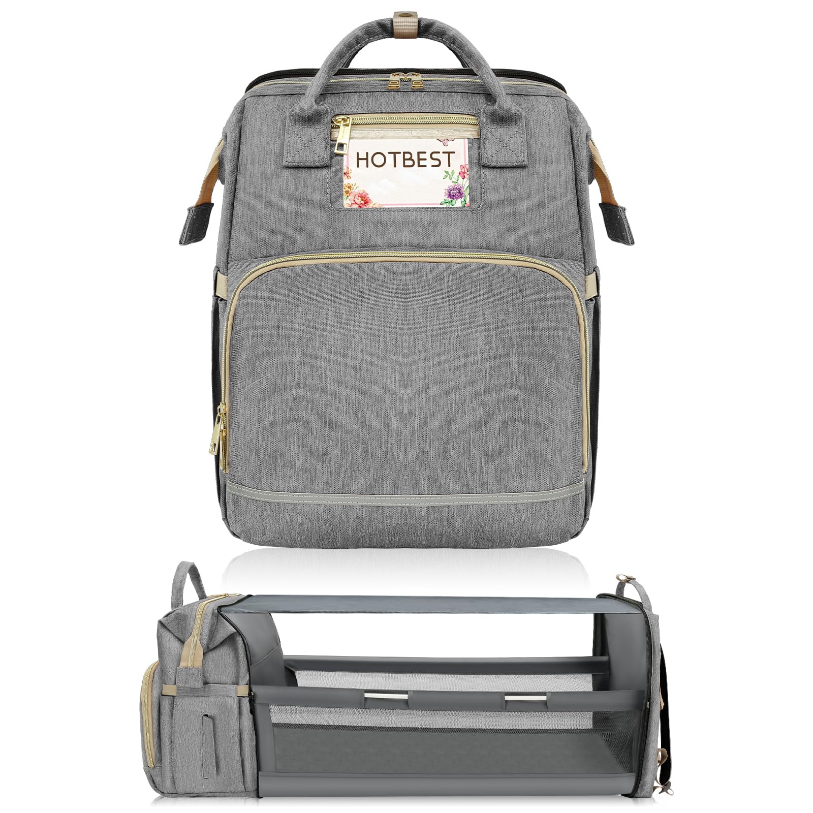Snapklik.com : HOTBEST Backpacks, Gray