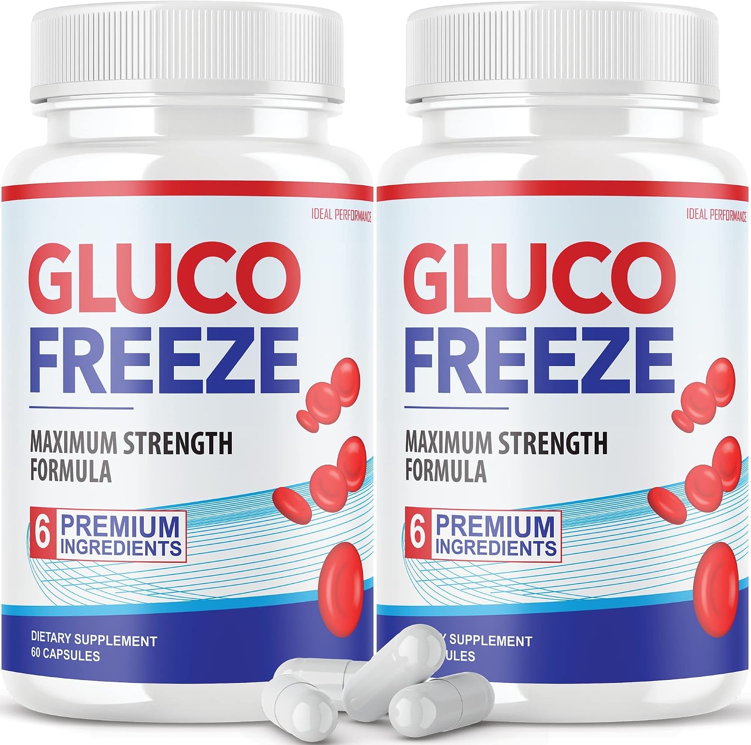 (2 Pack) GlucoFreeze Pills Gluco Freeze (120 Capsules) : Amazon.com.au ...
