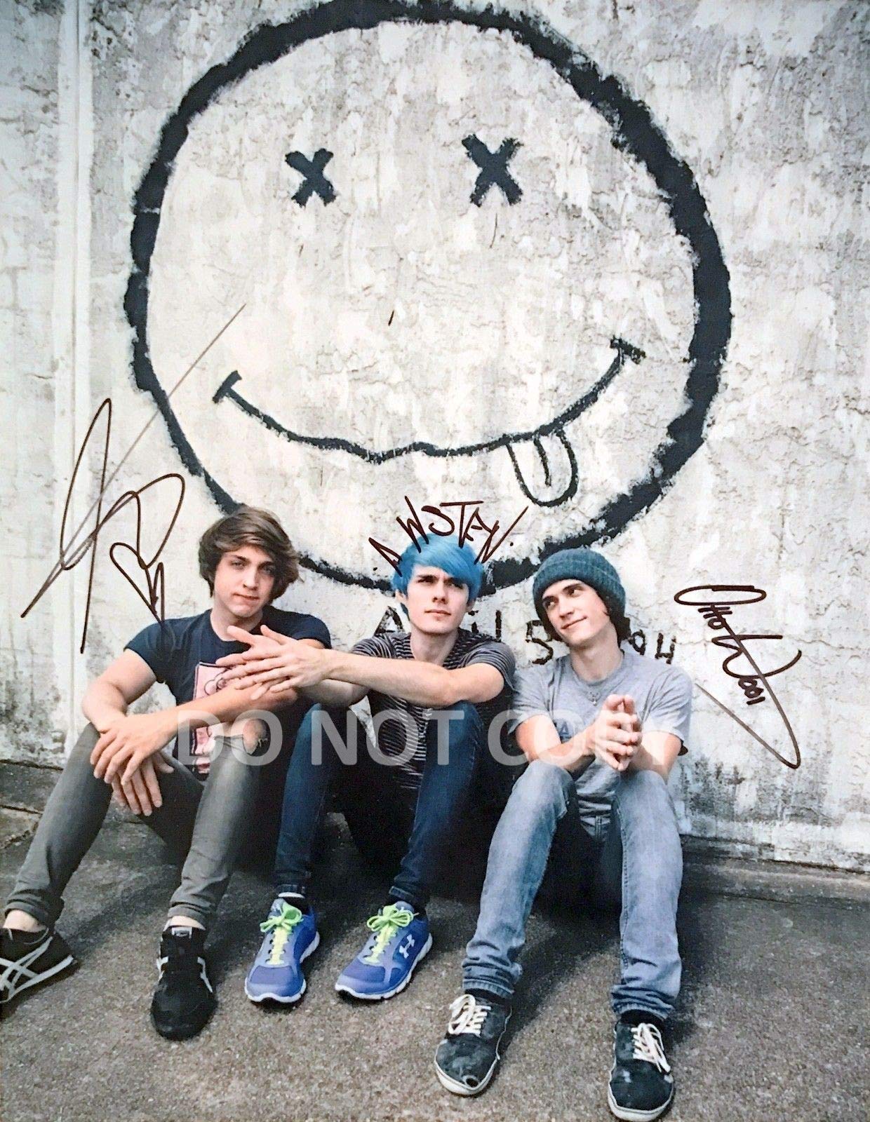 Buy Waterparks band reprint signed autographed 11x14 photo by all 3 RP ...