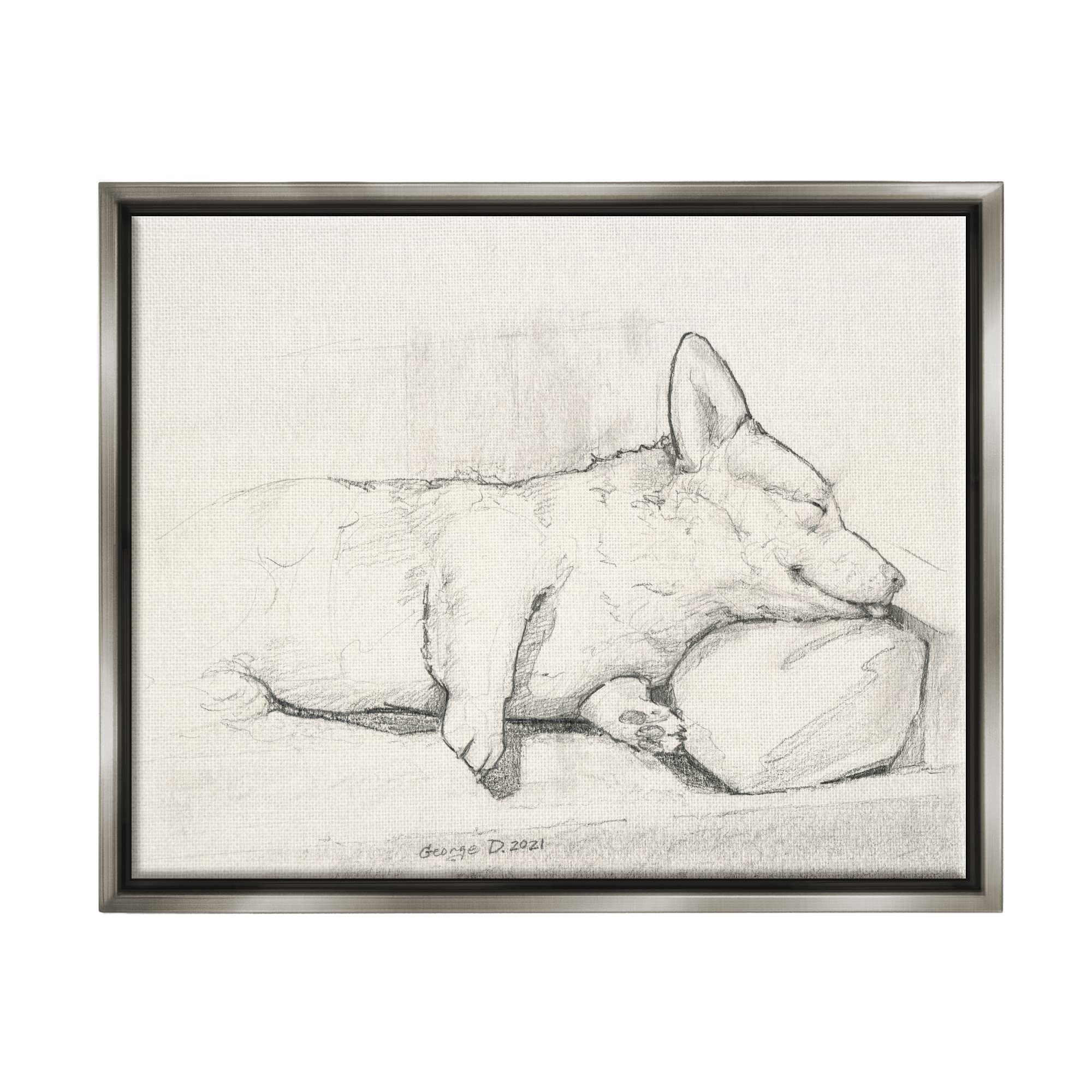 Corgi Pencil Drawing