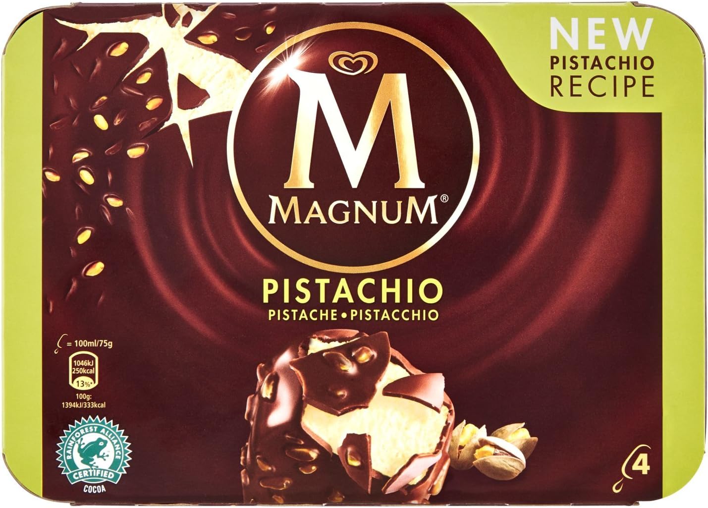 Magnum - Pistacchio - 300 g (Surgelato) : Amazon.it: Alimentari e cura ...
