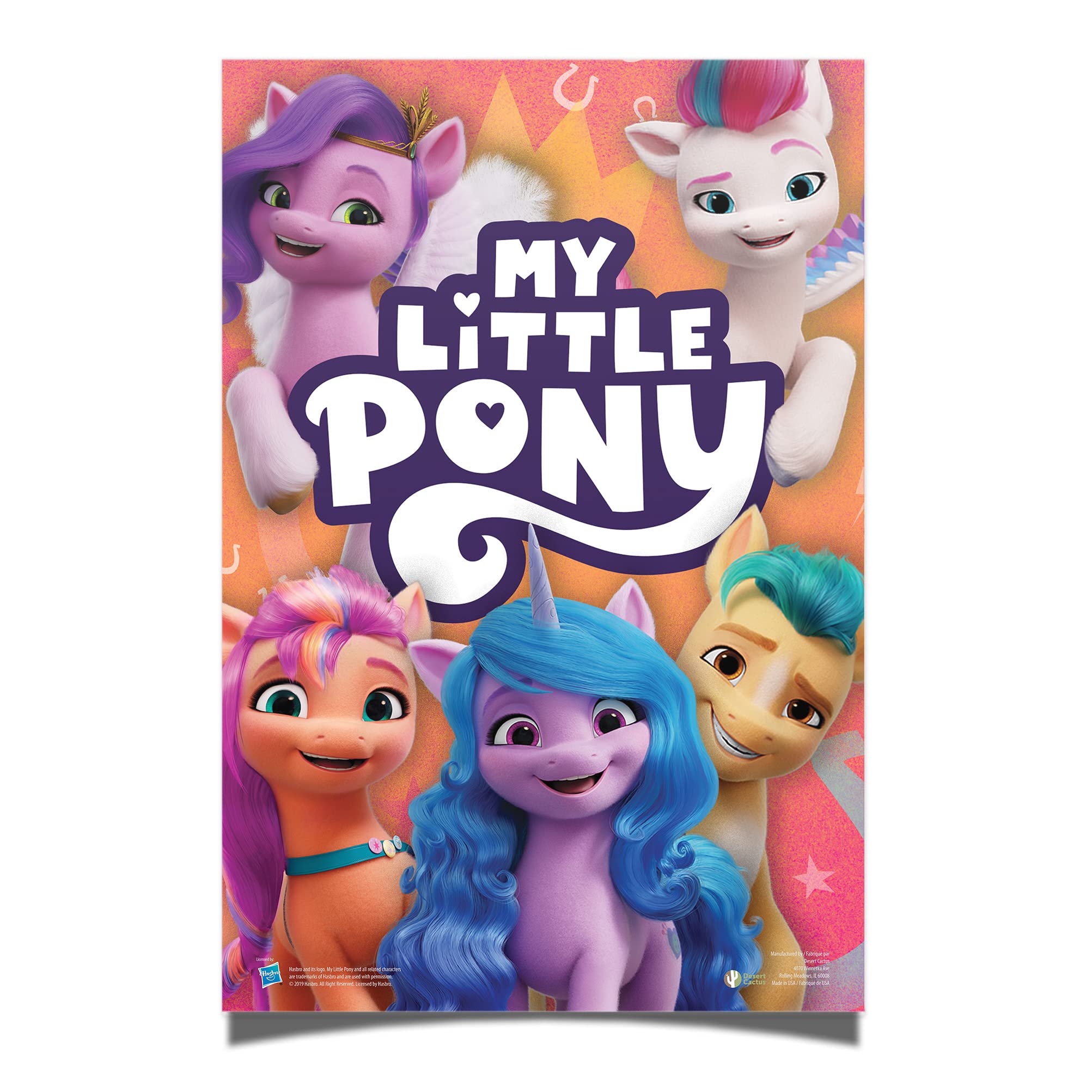 Amazon.com: Desert Cactus My Little Pony Poster 24 inches by 36 inches ...