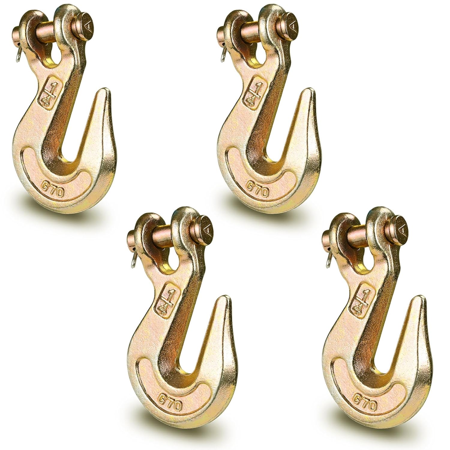 Amazon.com: Leero G70 1/4" Clevis Grab Hook, Heavy Duty Forged Steel ...
