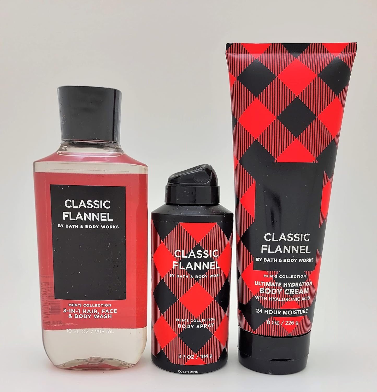 Amazon.com : Bath & Body Works - Classic Flannel – For Men - 3 pc ...