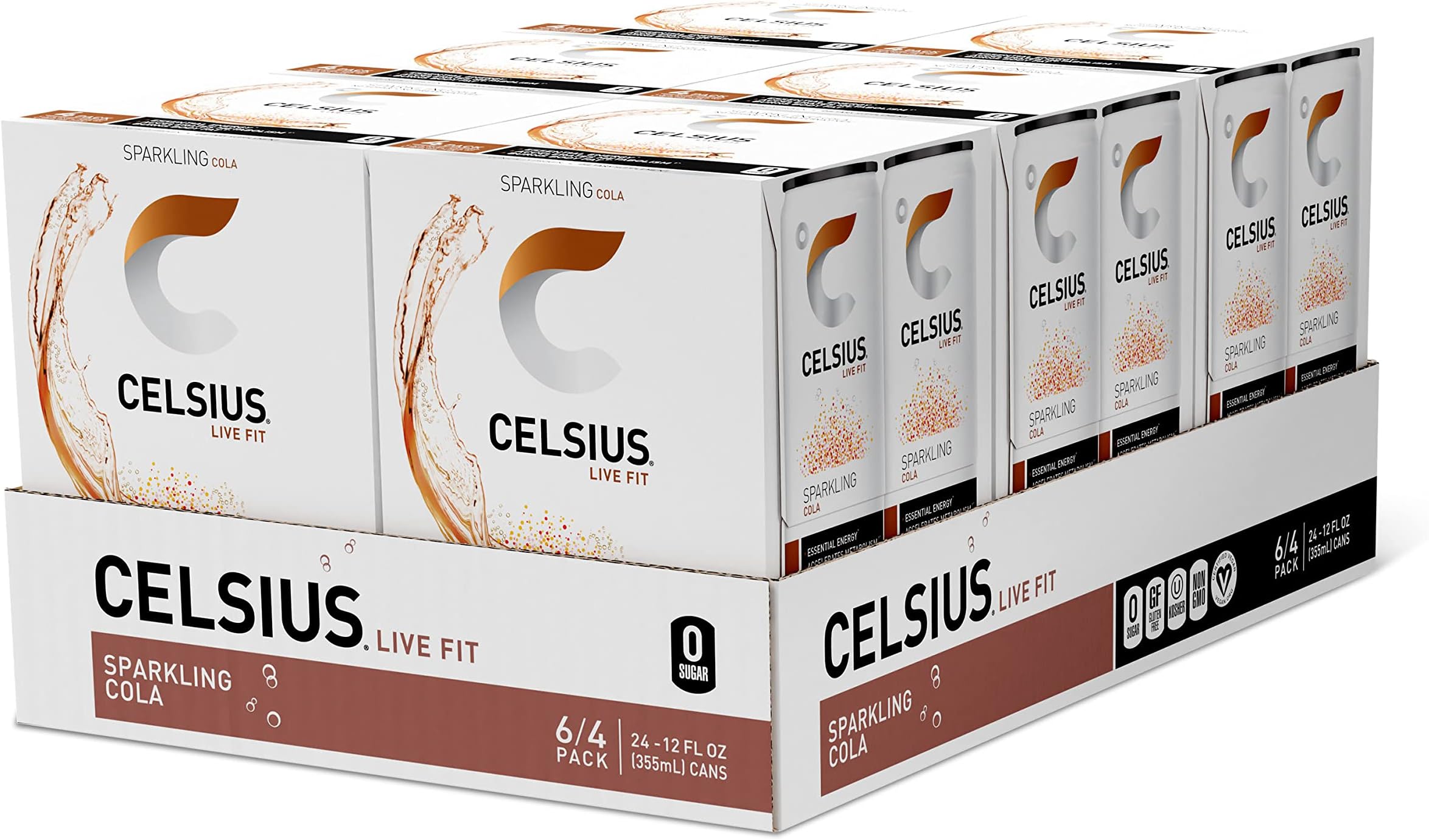Amazon.com : CELSIUS Sparkling Grape Rush, Functional Essential Energy ...