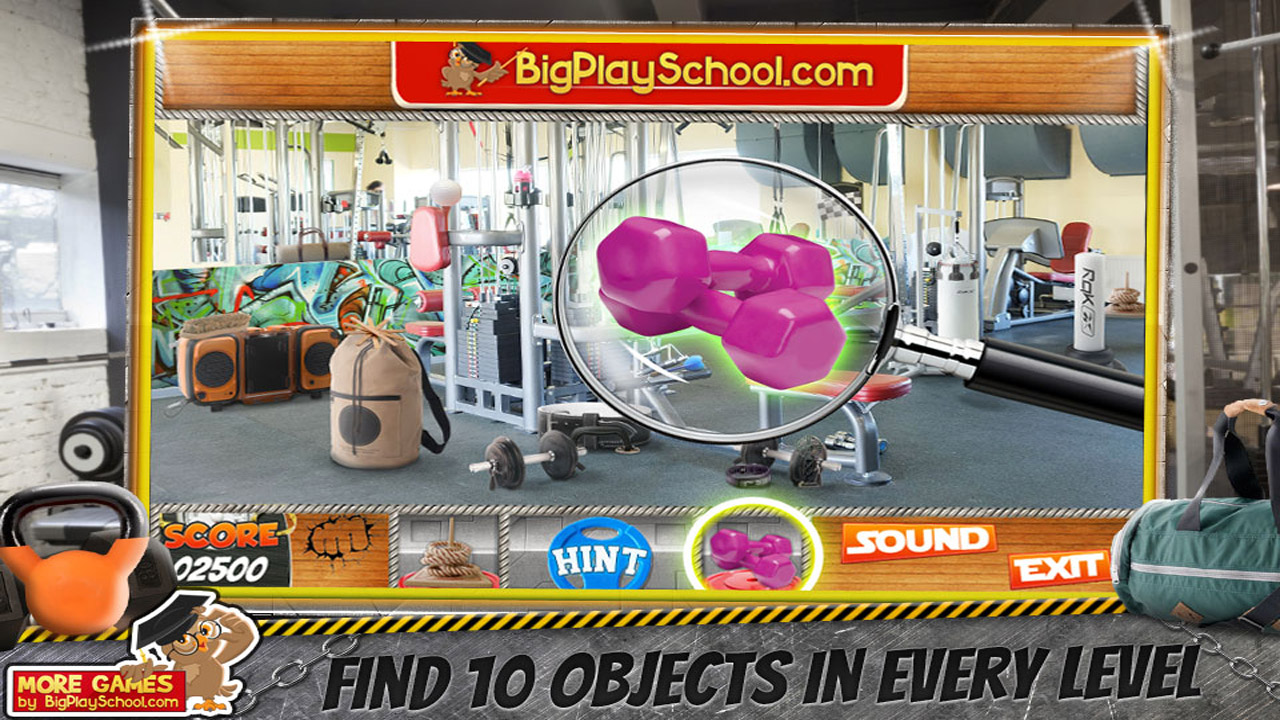 #32 - Crunch Gym - New Free Hidden Object Games - App on Amazon Appstore