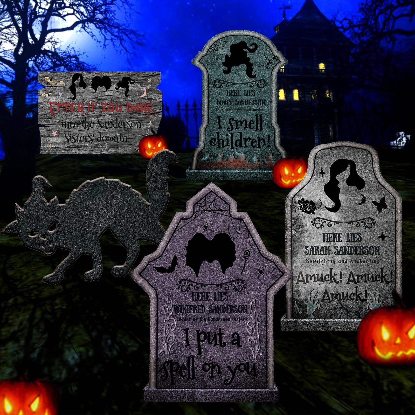 Amazon.com: Hocus Pocus Wood Sign for Halloween Home Decor, Hocus Pocus ...