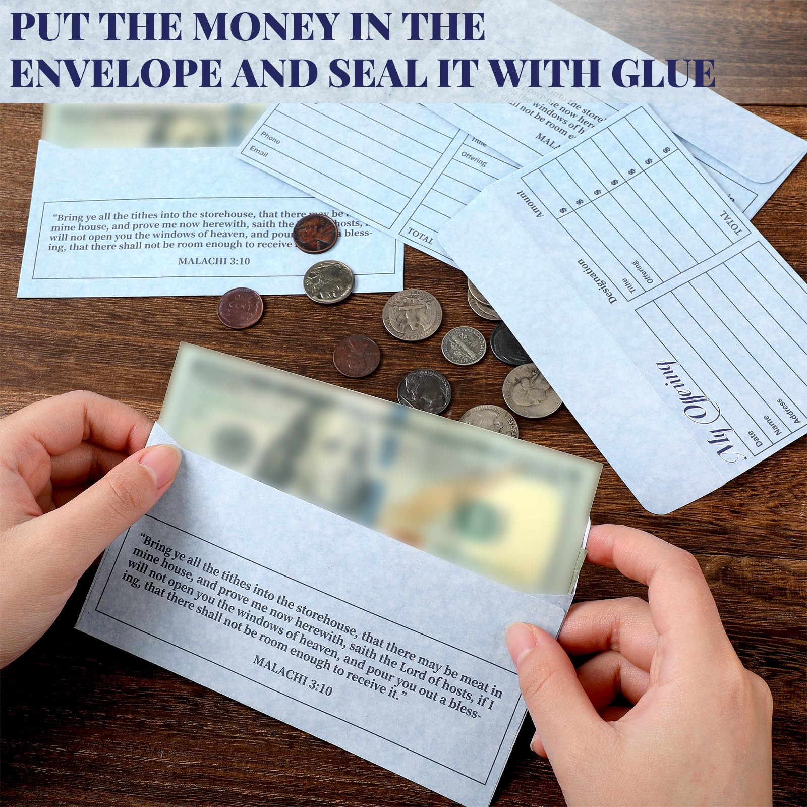 Snapklik.com : Woanger 500 Count Tithes And Offering Envelopes For ...