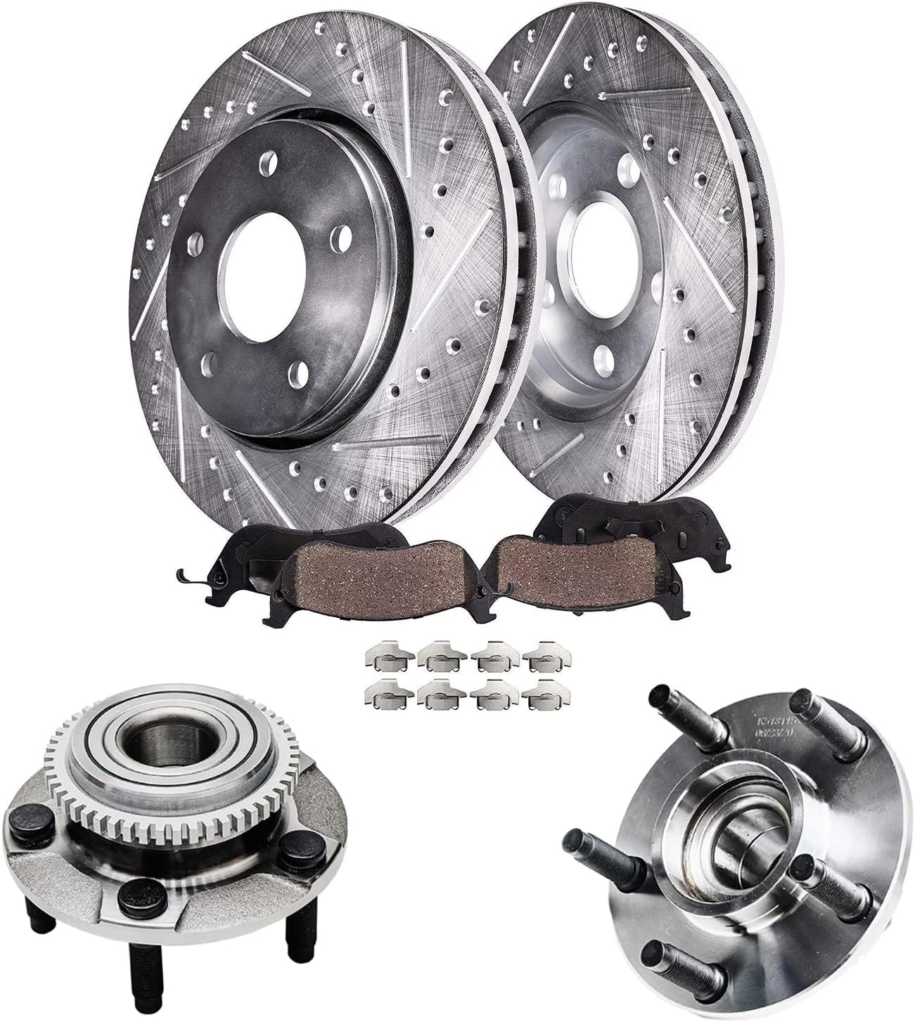 Amazon.com: Detroit Axle - Front Brake Kit for 1999-2004 Ford Mustang ...