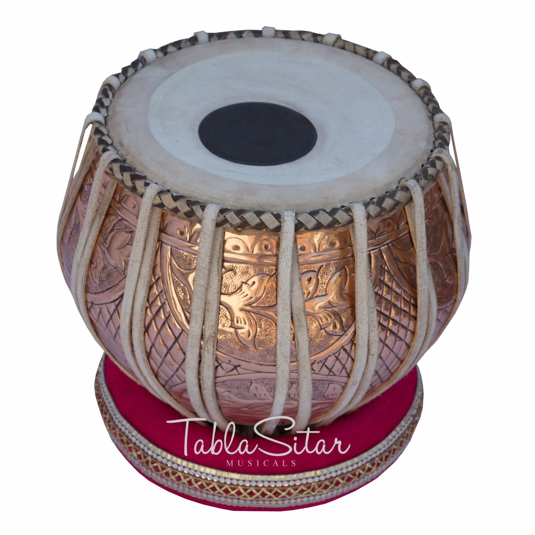 Tabla Drum Set by Maharaja Musicals, Professional, 3.5 Kg Copper Bayan ...